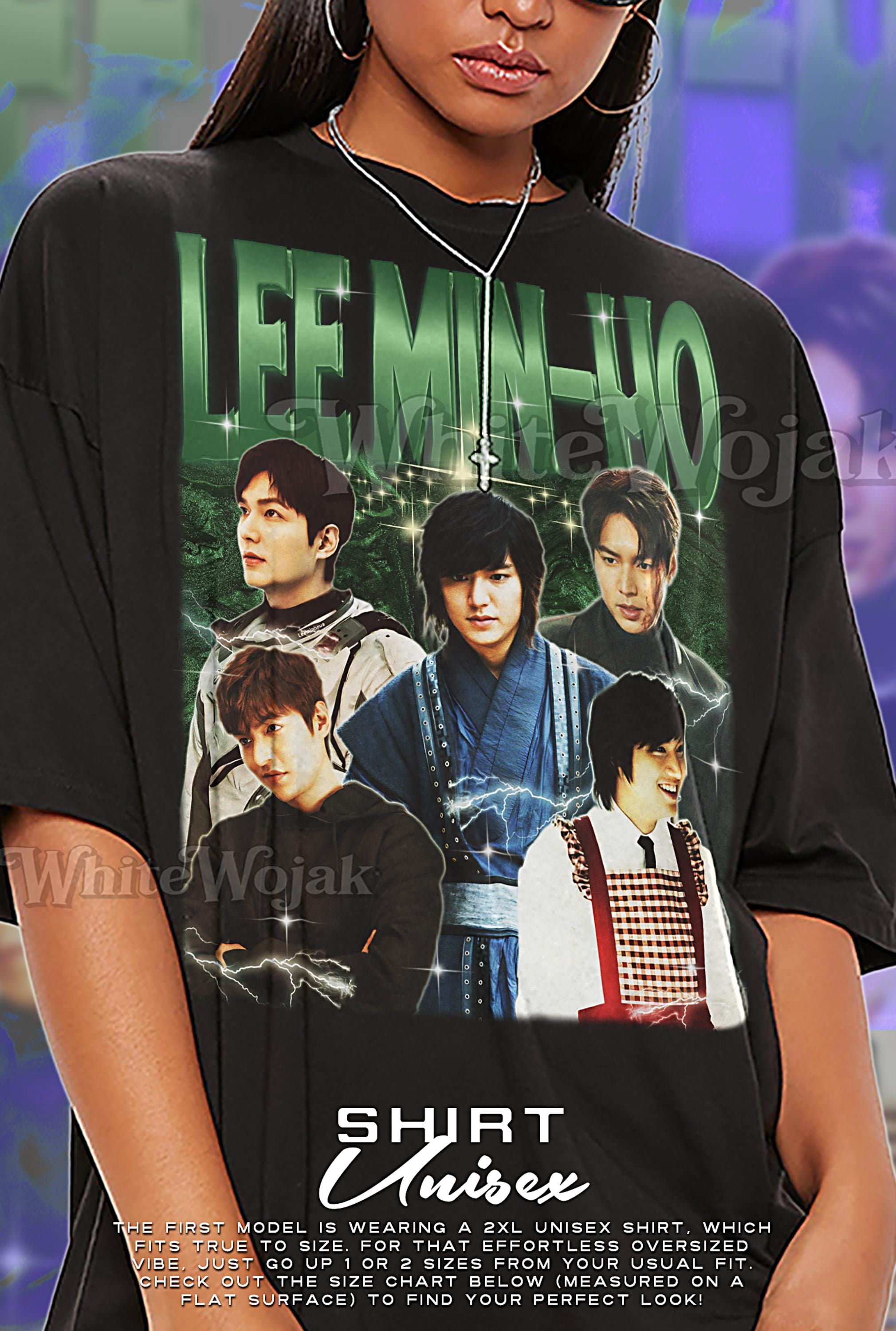 Lee Min Ho Bootleg Shirt, Vintage Actor Star K-Drama Performer Tee, 90s ...