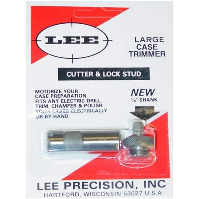 Lee Precision Large Case Trimmer Cutter & Lock Stud .475 and Larger ...