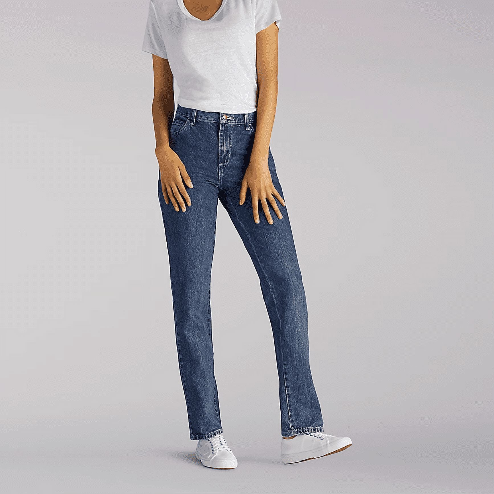 Lee Premium Stone Relaxed Fit Jeans 3051866, Size 16 Short - Walmart.com