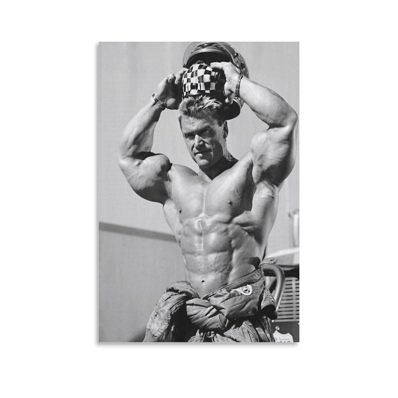Lee Priest Bodybuilder Fitness Art Poster 9 Canvas Wall Art Print For ...