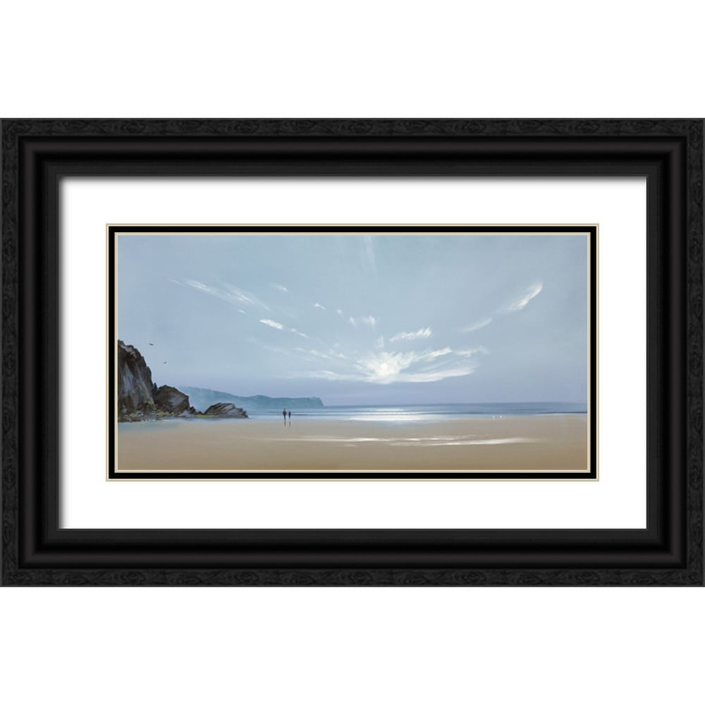 Lee, Spencer 24x14 Black Ornate Wood Framed with Double Matting Museum ...