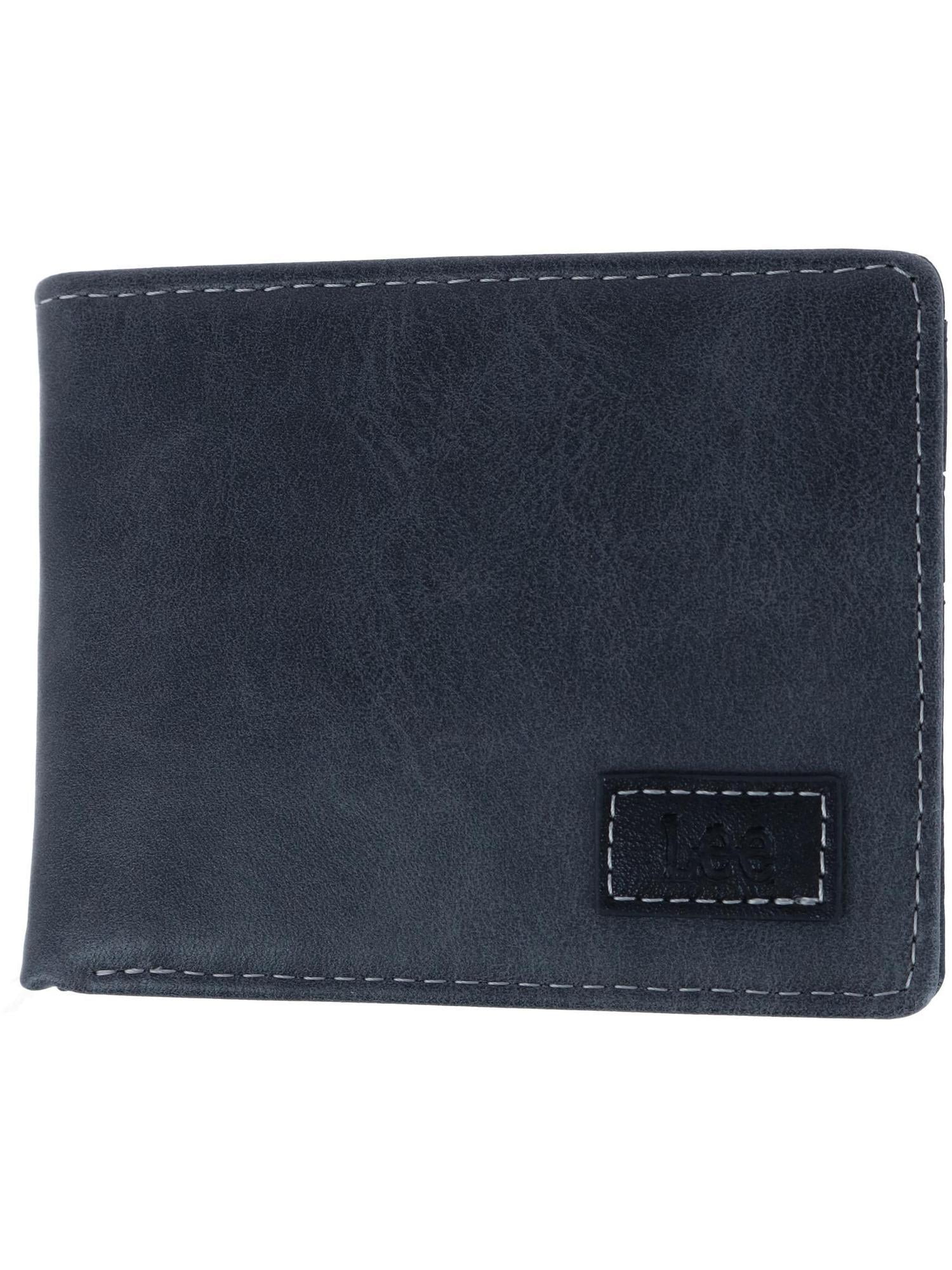 Lee Tumbled Leather Bifold Wallet (Men) - Walmart.com