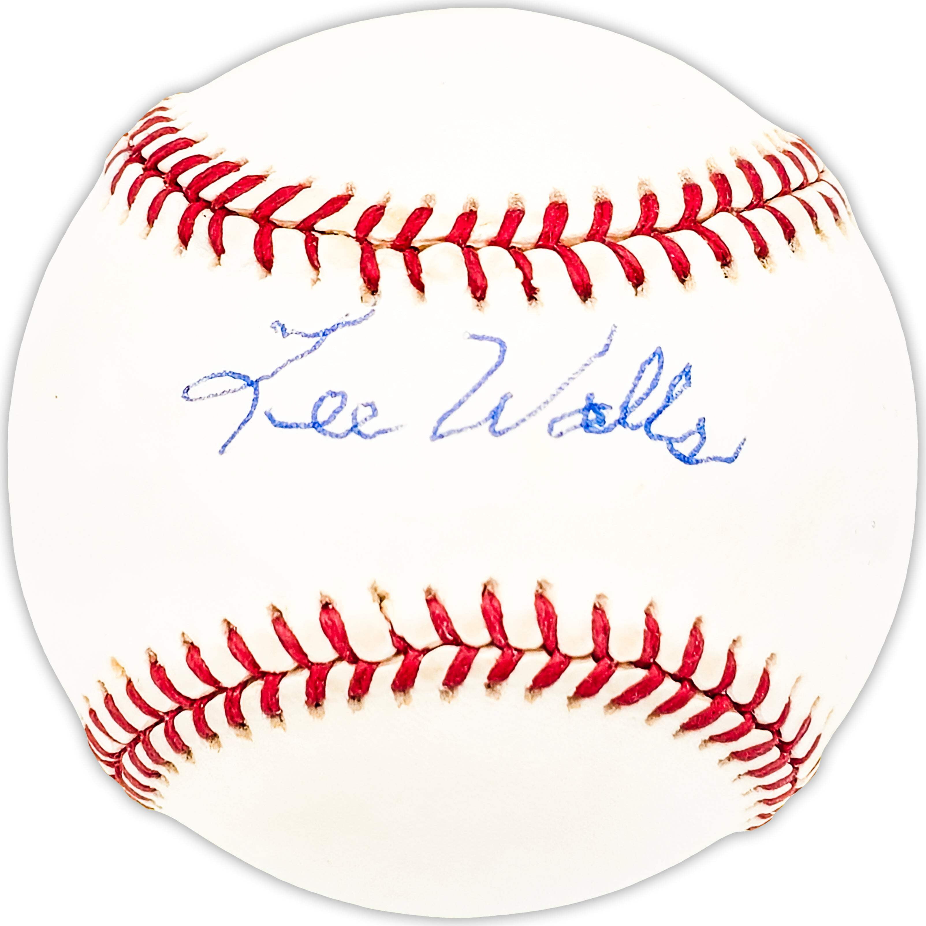 Lee Walls Autographed Official AL Baseball Philadelphia Phillies, Los ...