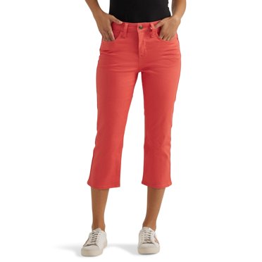 Lee Women's Flex to Go Mid Rise Capri Pants - Walmart.com