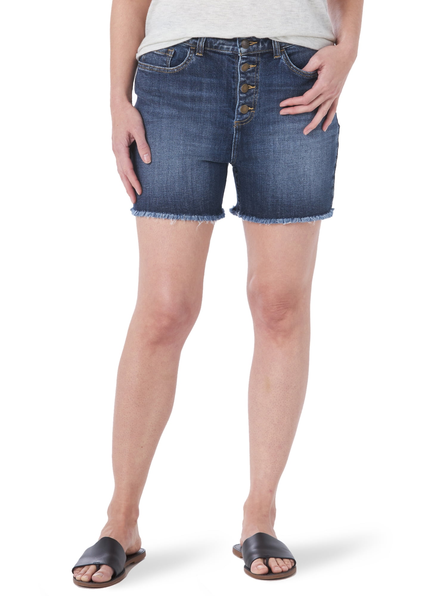 Lee Women's High Rise Relax Fit Heritage Short - Walmart.com