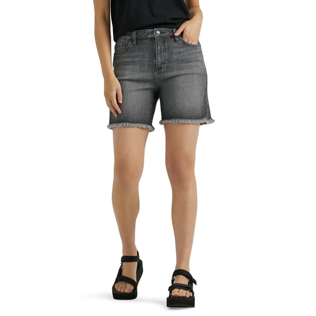 Lee - women's Legendary Mid Rise Cut-Off Short - 6 Inseam - Walmart.com