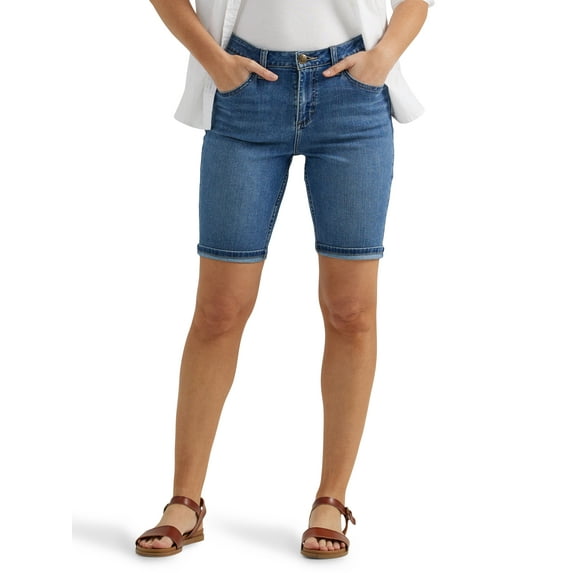 Lee® Women's Legendary Mid Rise Rolled Bermuda Short - Walmart.com