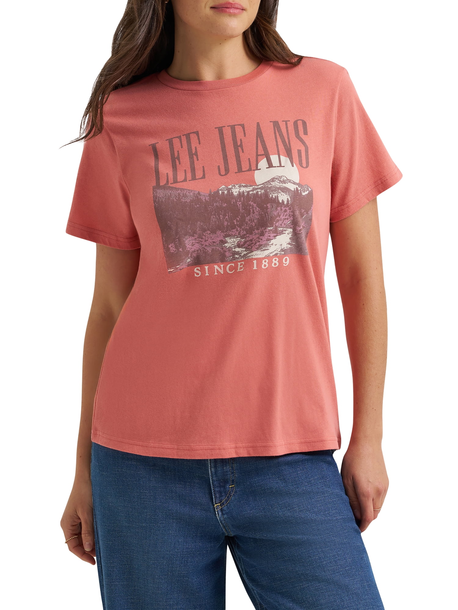 Lee® Women's Regular Fit Short Sleeve Graphic Tee, Sizes S-3XL ...