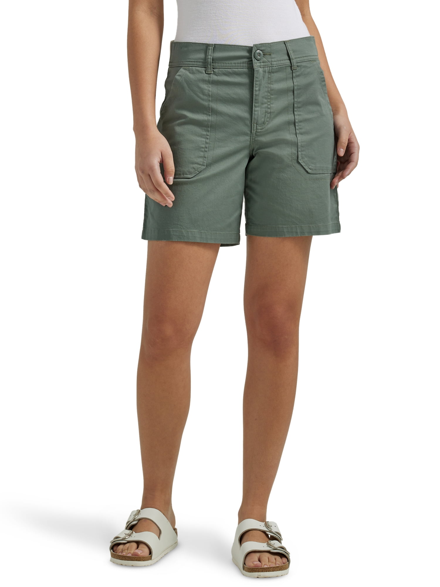 Lee® Women's Mid Rise 7" Utility Short - Walmart.com