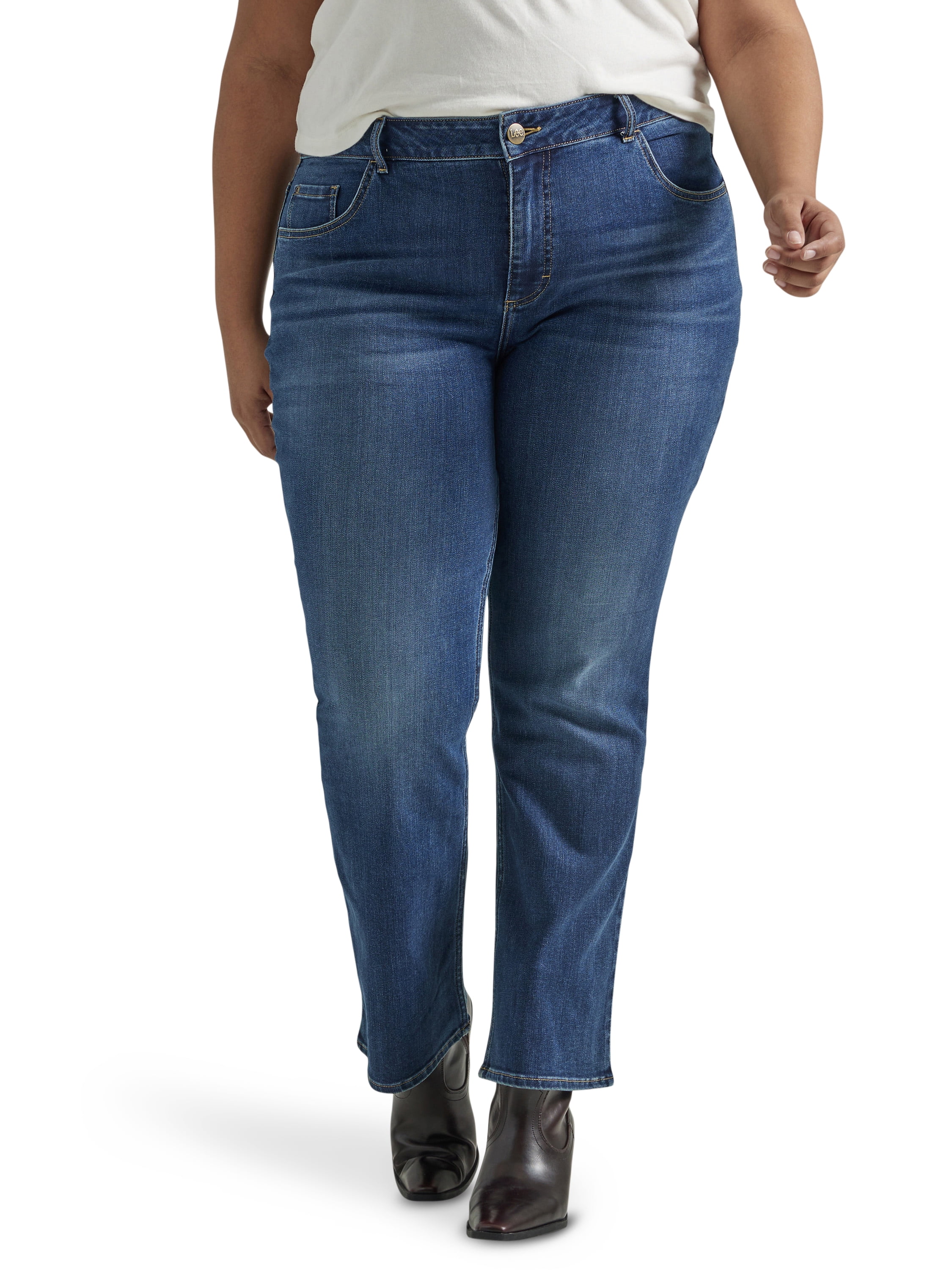 Lee Women's Plus Bootcut Jean, Available in Regular, Long, Short ...