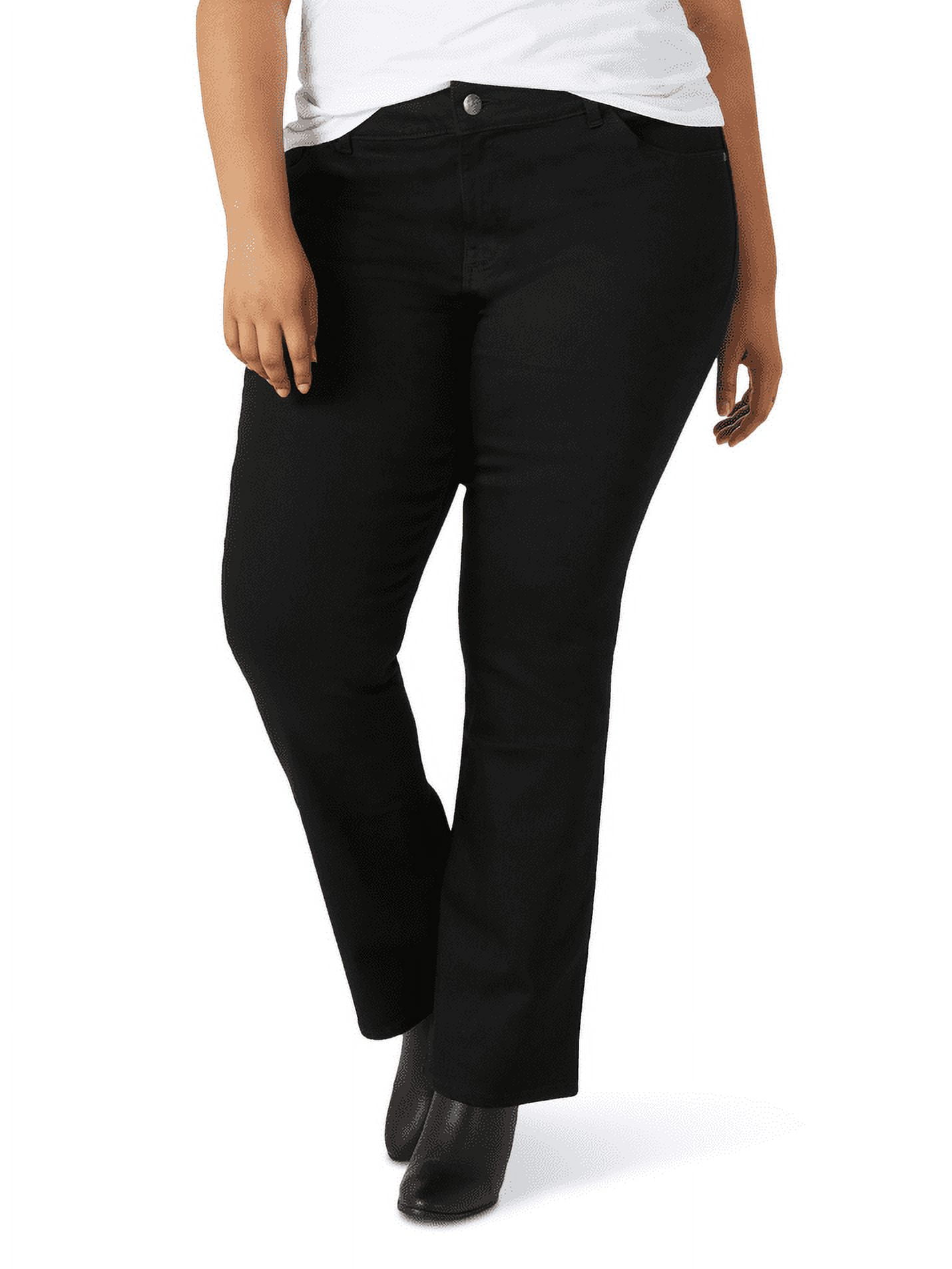Lee women's Plus Bootcut Jean - Fit Stretch Denim - Walmart.com