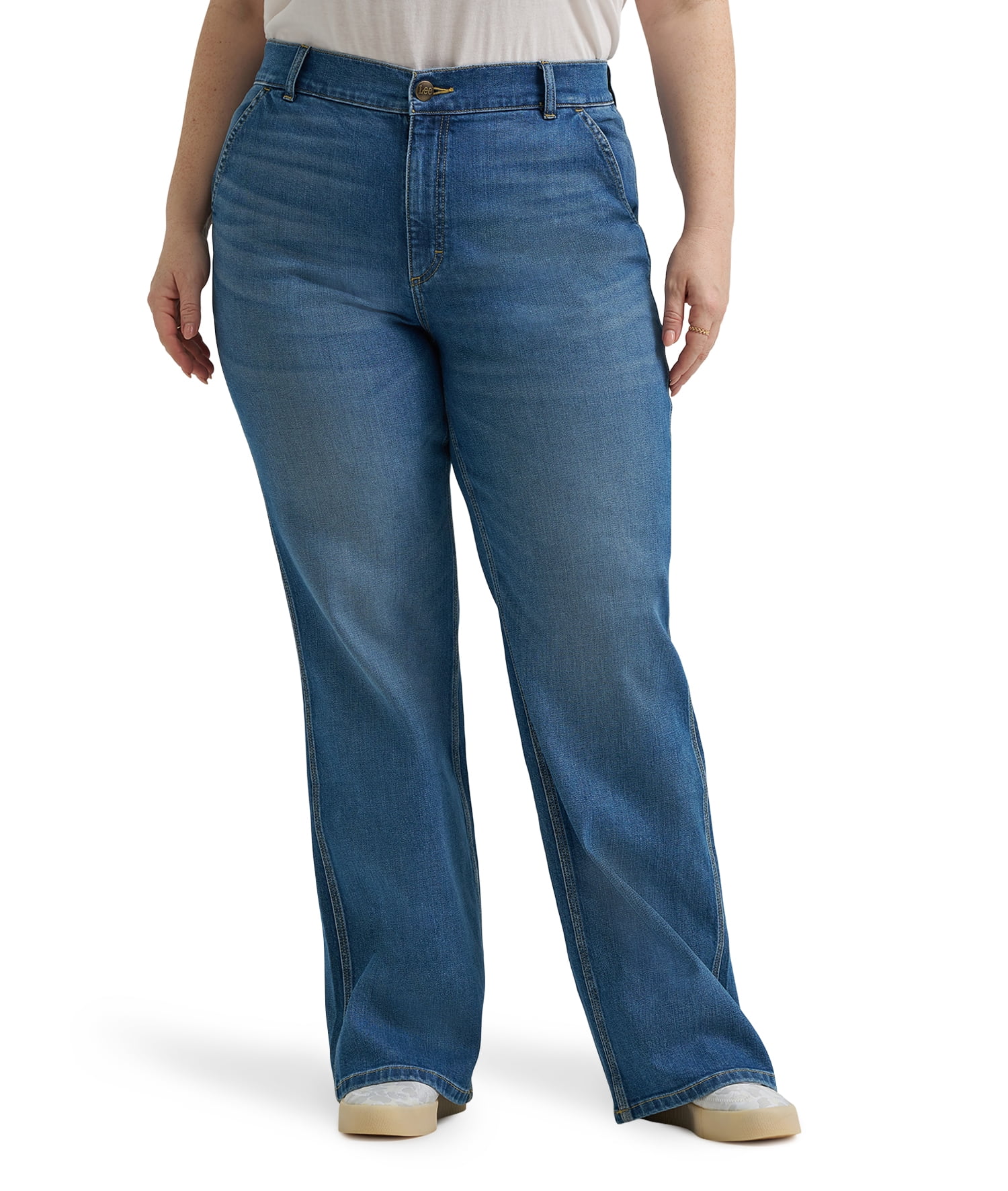 Lee® Women's Plus Legendary A-line Denim Jeans - Walmart.com