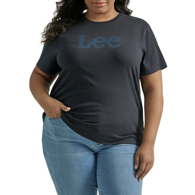 Lee Women's Plus Size Logo Tee - Walmart.com