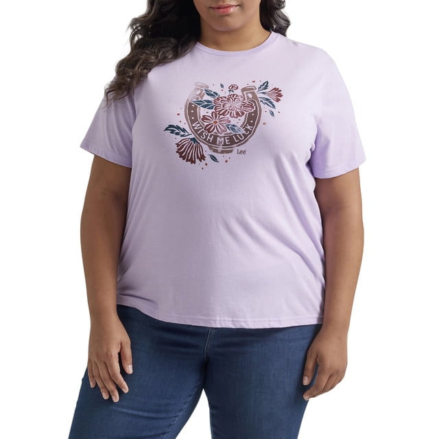 Lee Women's Plus Size Logo Tee - Walmart.com