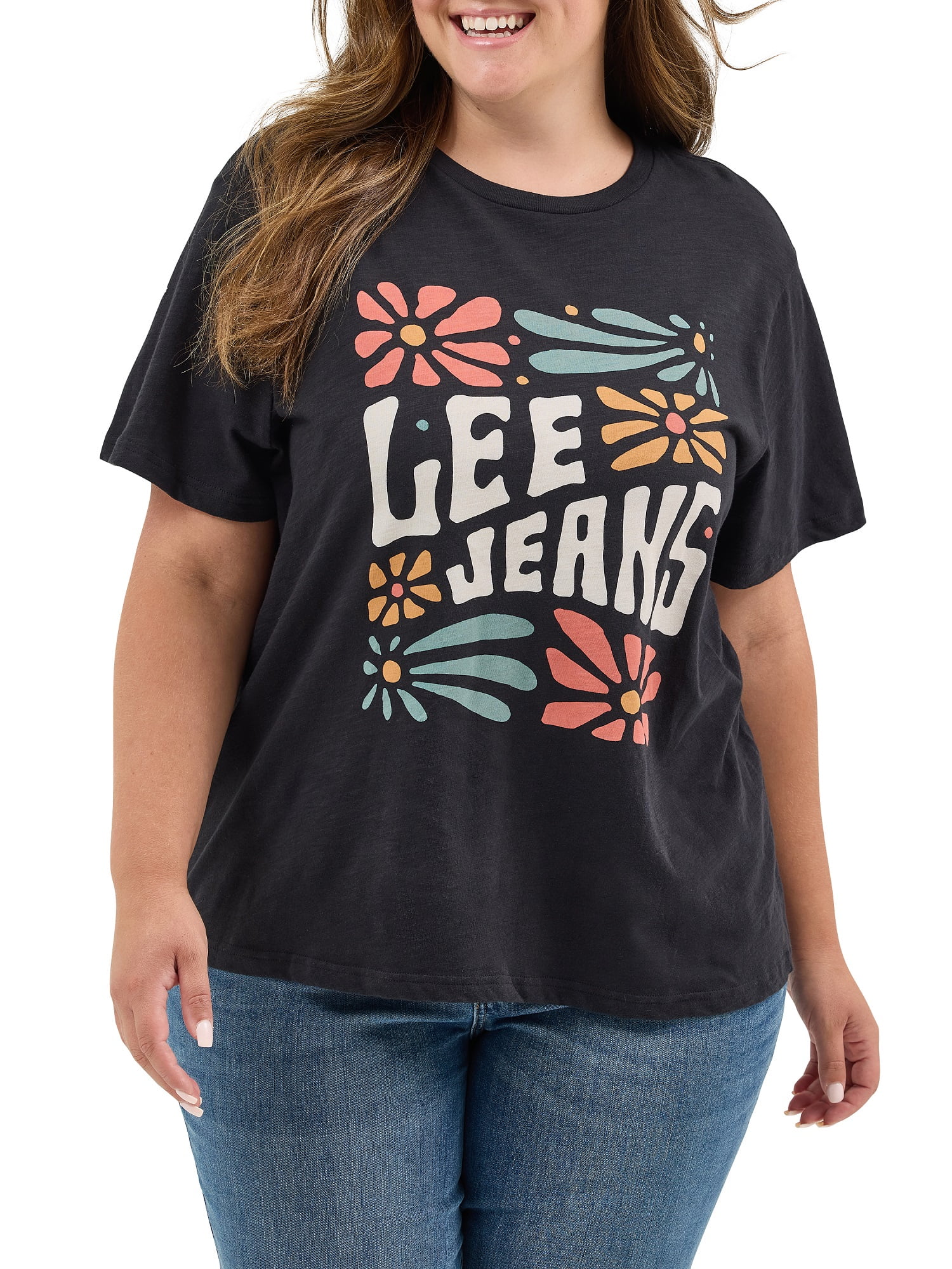Lee Women's Plus Size Logo Tee - Walmart.com