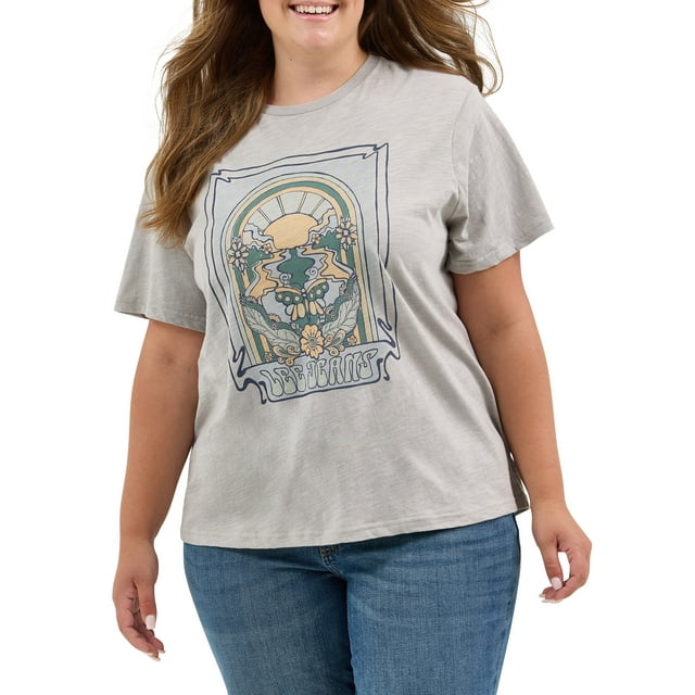 Lee Women's Plus Size Logo Tee - Walmart.com