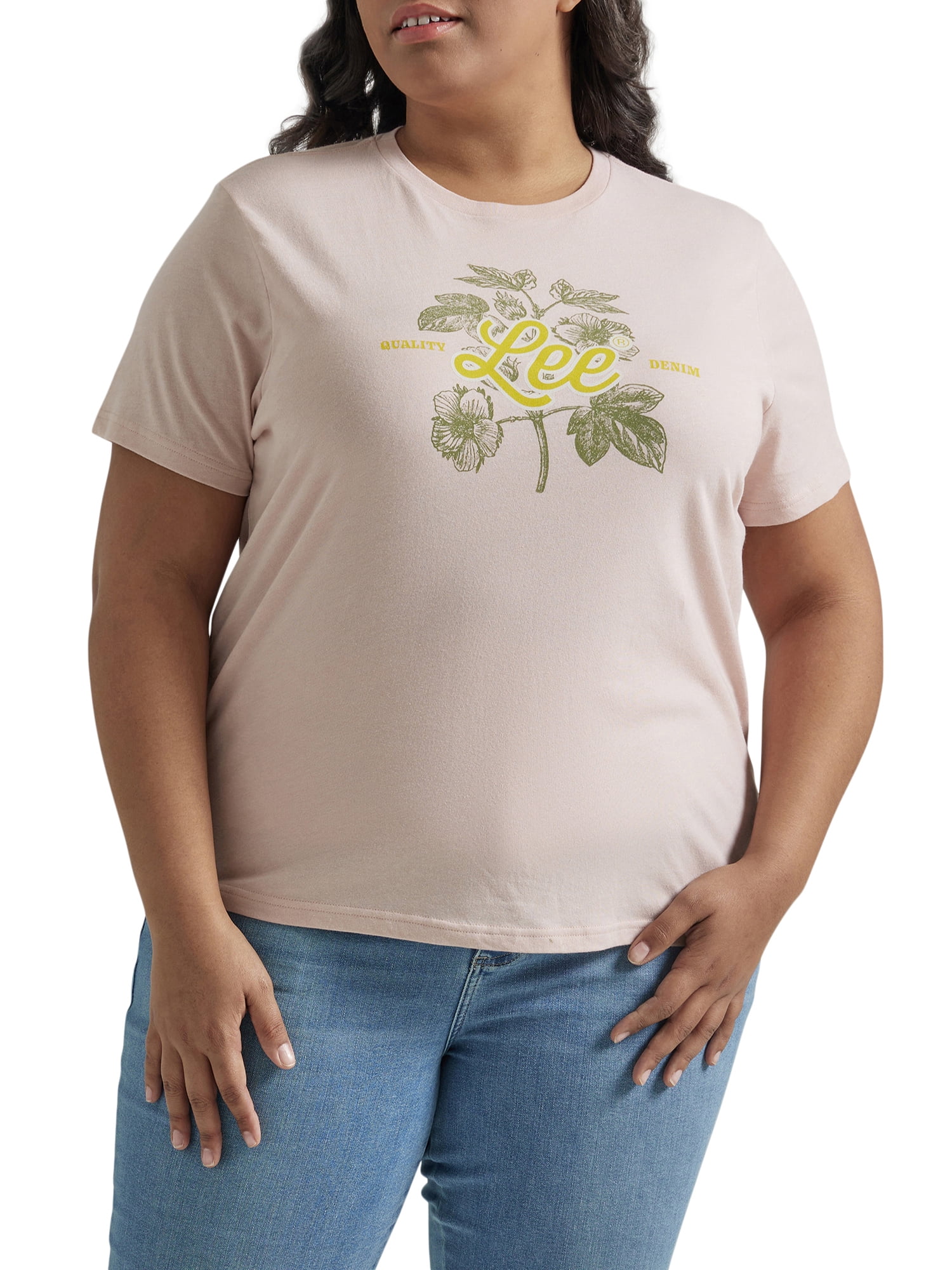 Lee Women's Plus Size Logo Tee - Walmart.com