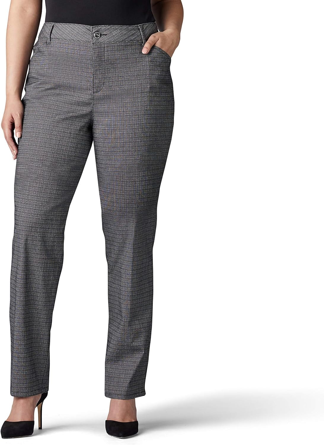 Lee Women's Plus Size Relaxed Fit All Day Straight Leg Pant 24 Plus ...