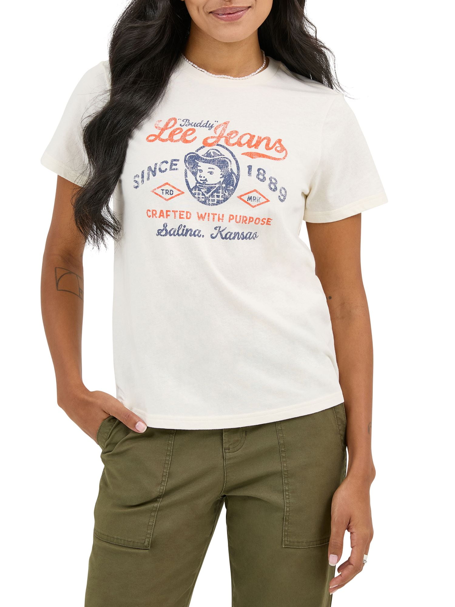 Lee® Women's Regular Fit Short Sleeve Graphic Tee, Sizes S-3XL ...