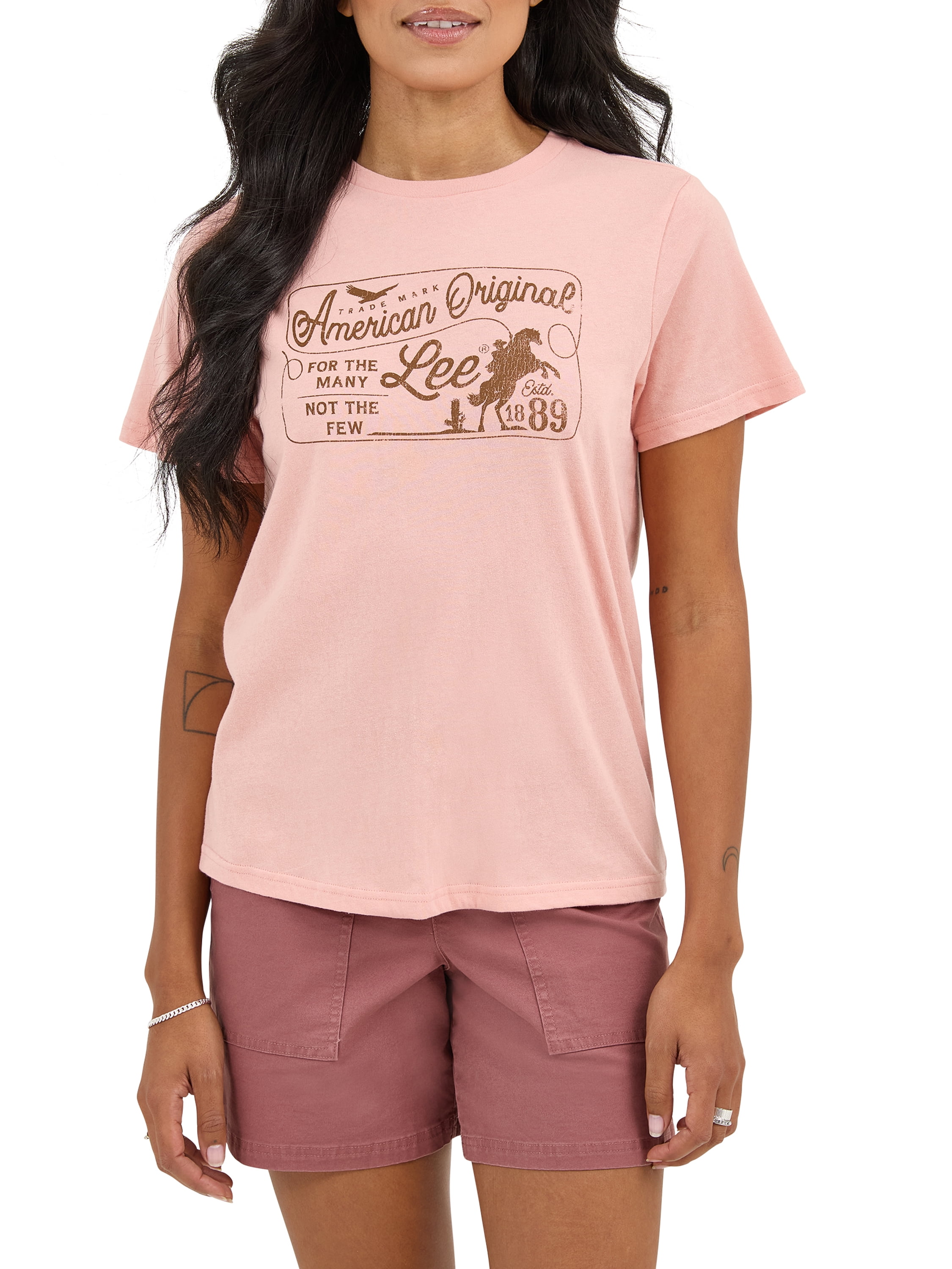 Lee® Women's Regular Fit Short Sleeve Graphic Tee, Sizes XS-3XL ...