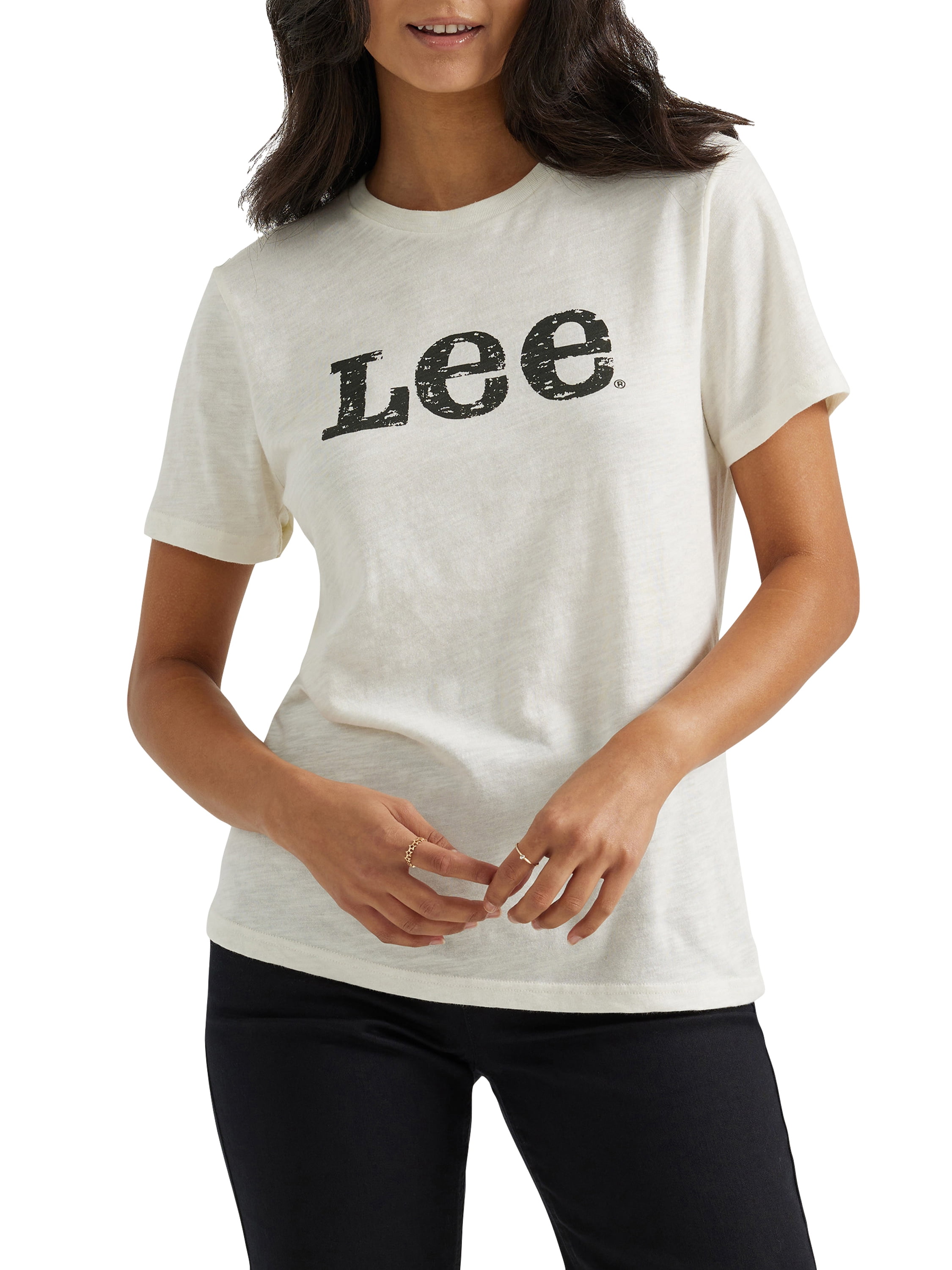 Lee women's Regular Fit Short Sleeve Graphic Tee - Knit Fabric ...
