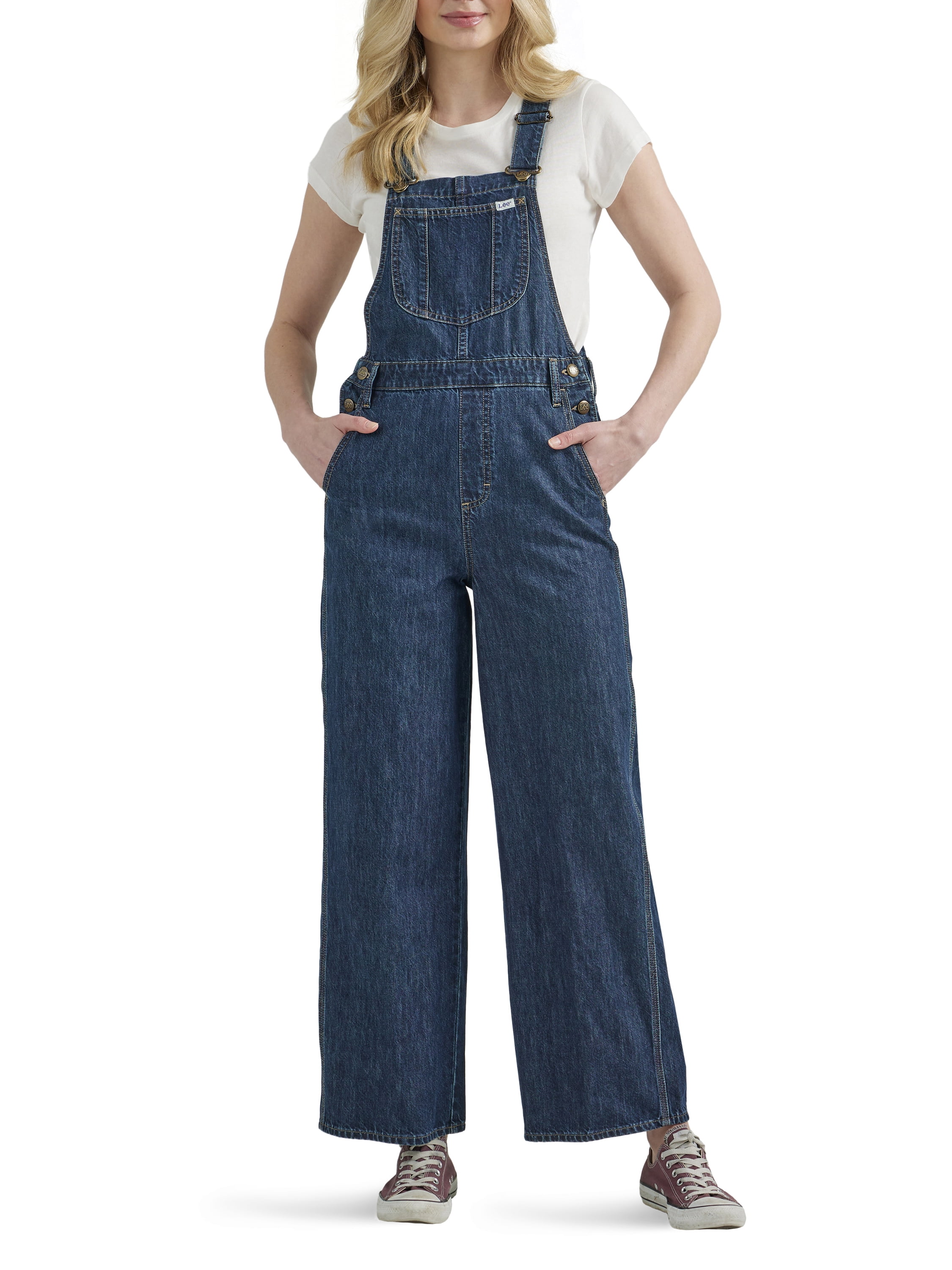 Lee® Women's Relaxed Fit Heritage Overall with Utility Details ...
