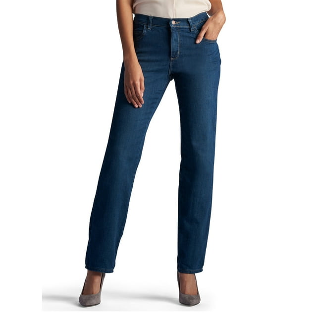 Lee Women's Relaxed Fit Straight Leg Jean - Walmart.com