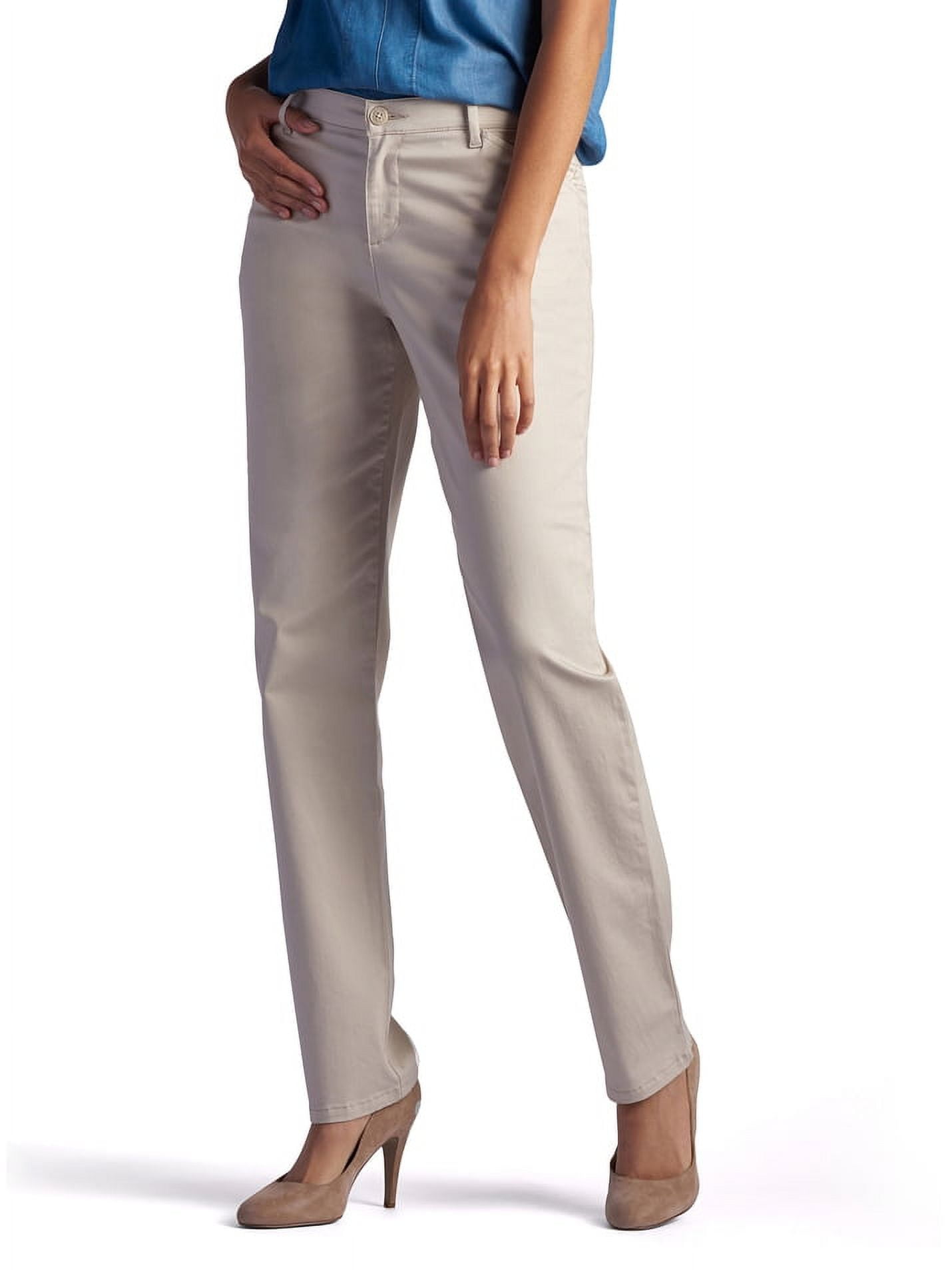 Lee Women's Relaxed Fit Straight Leg Pant - Walmart.com