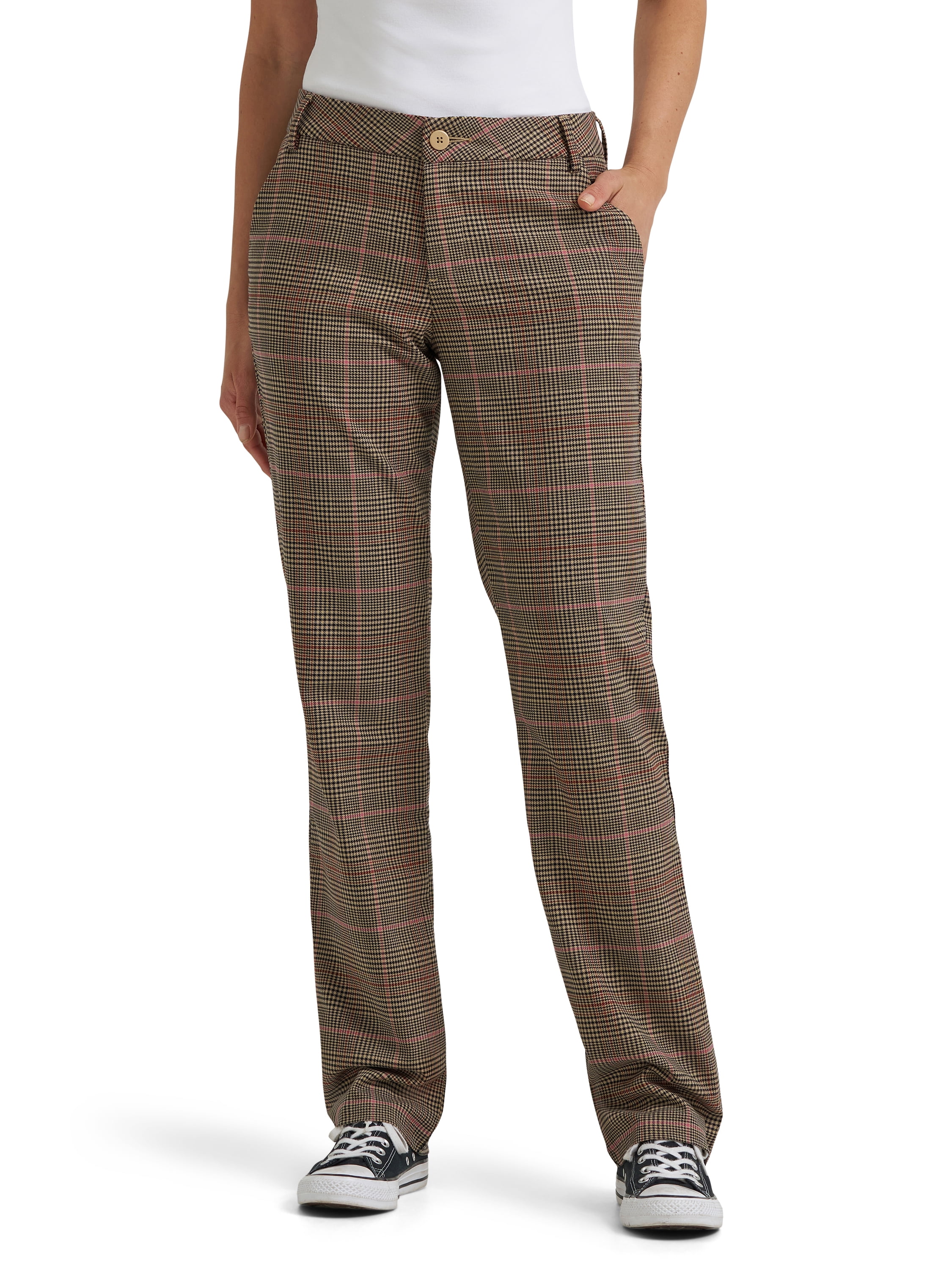 Lee Women’s Straight Leg Wrinkle Resist Stretch Pant - Walmart.com