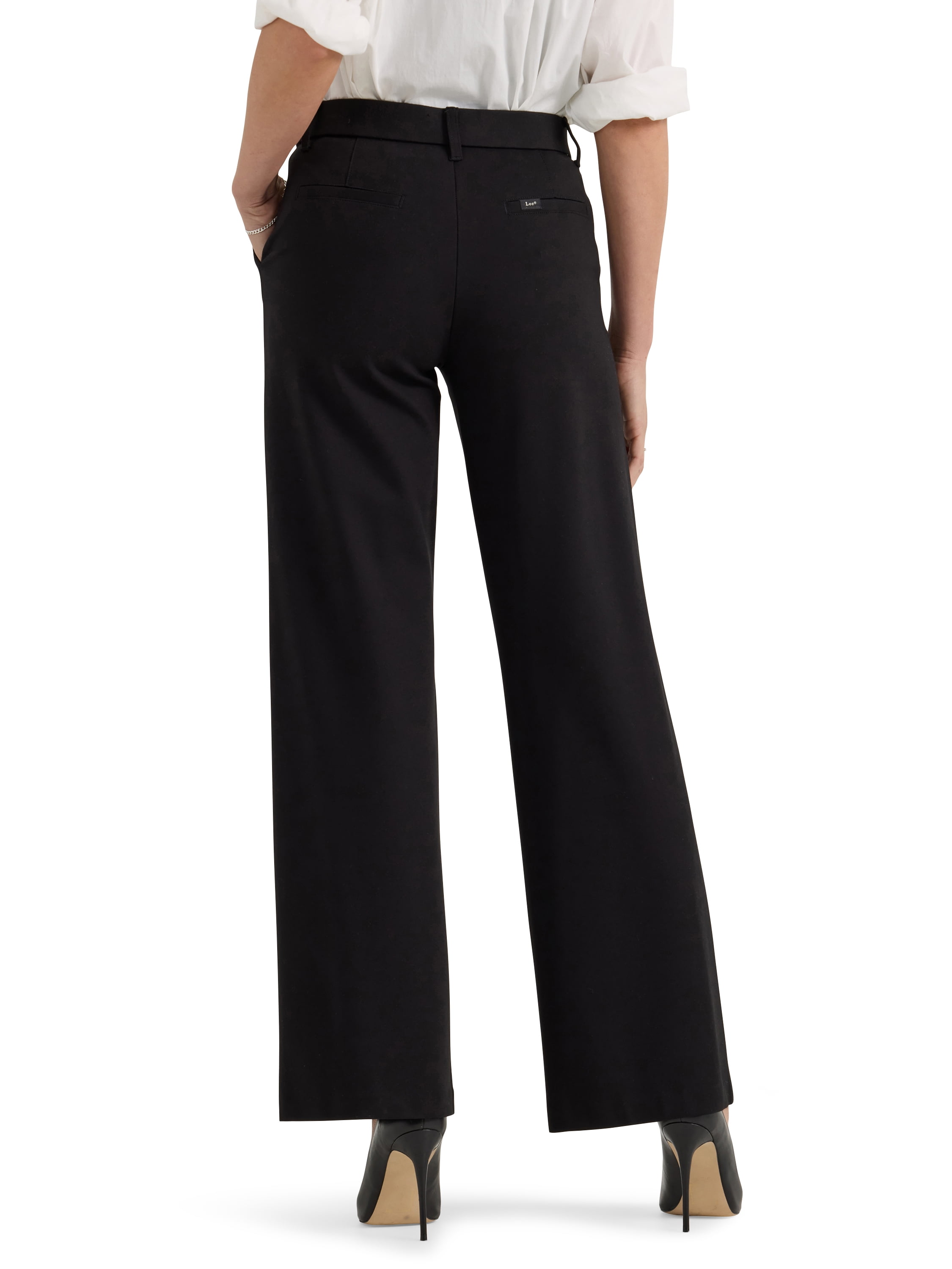 Lee Women's Ultra Lux Comfort Any Wear Wide Leg Pant - Walmart.com