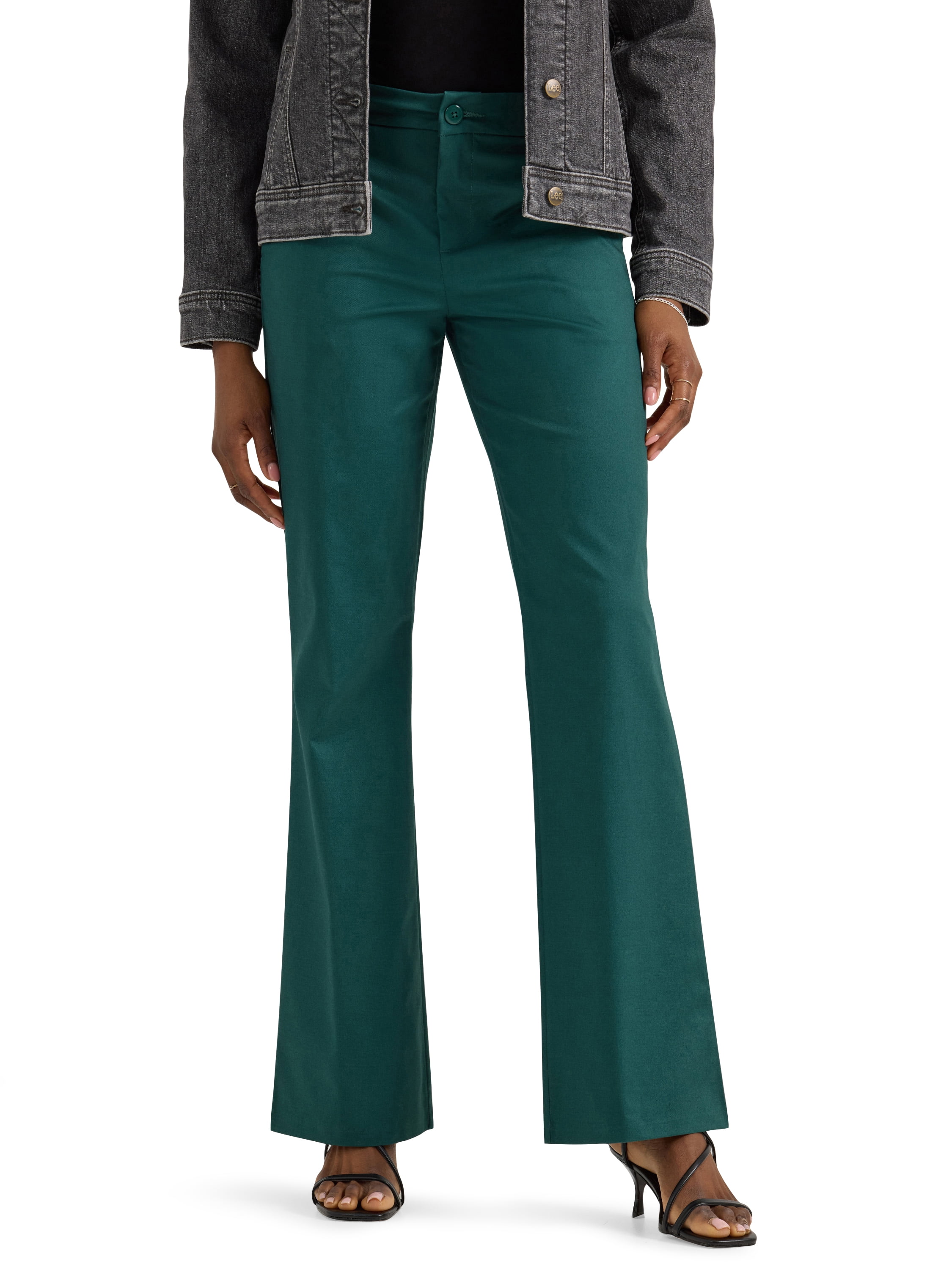 Lee Women's Wrinkle-Free Mid-Rise Bootcut Pant - Walmart.com