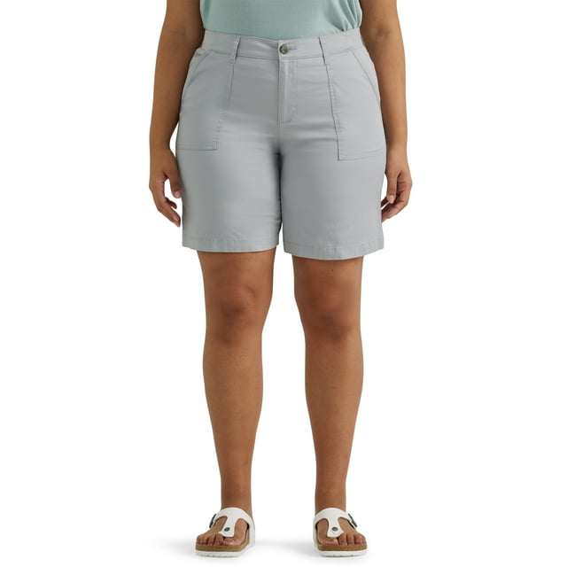 Lee® Womens Plus Size Ultra Lux Comfort with Flex to Go Utility Bermuda ...