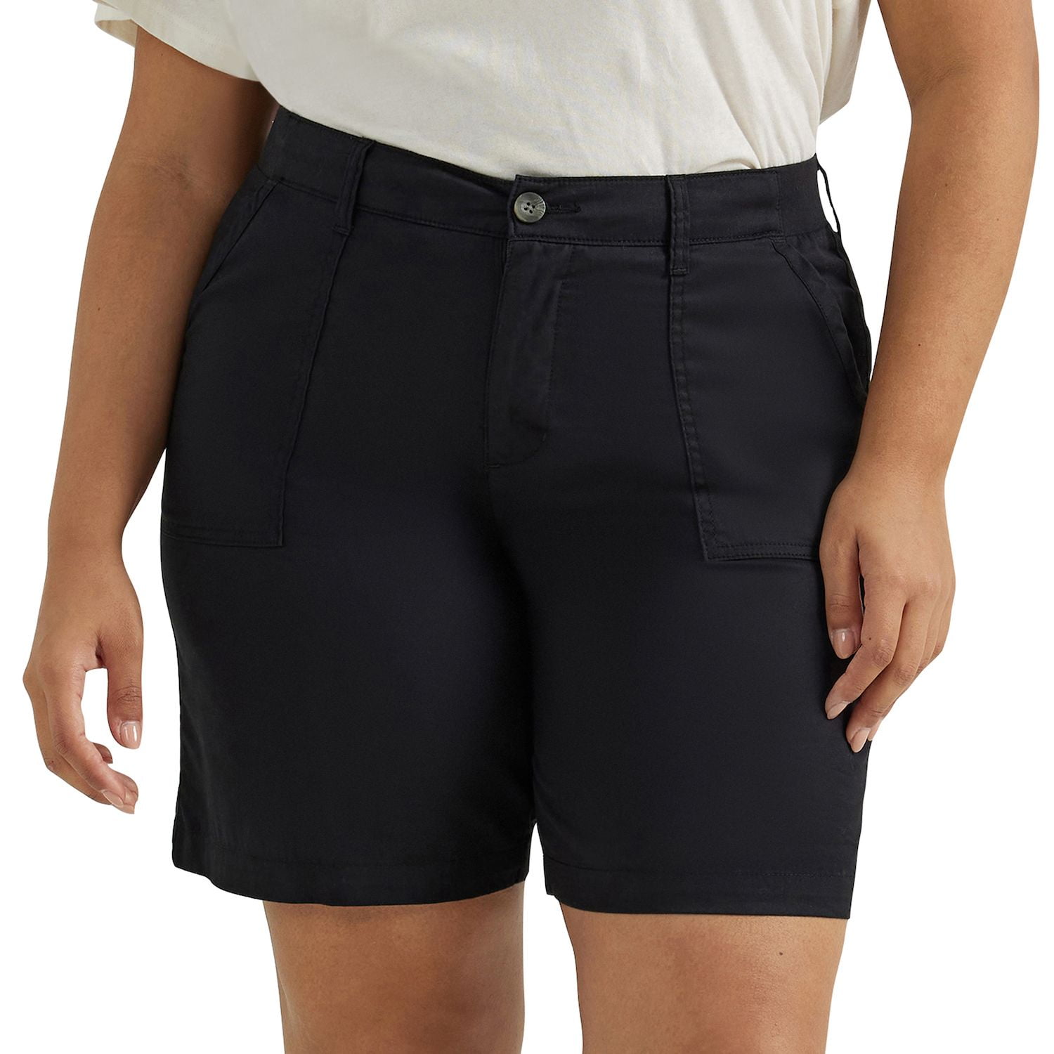 Lee® Womens Plus Size Ultra Lux Comfort with Flex to Go Utility Bermuda ...