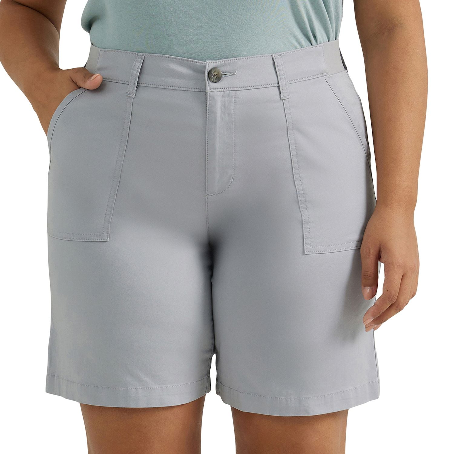 Lee® Womens Plus Size Ultra Lux Comfort with Flex to Go Utility Bermuda ...