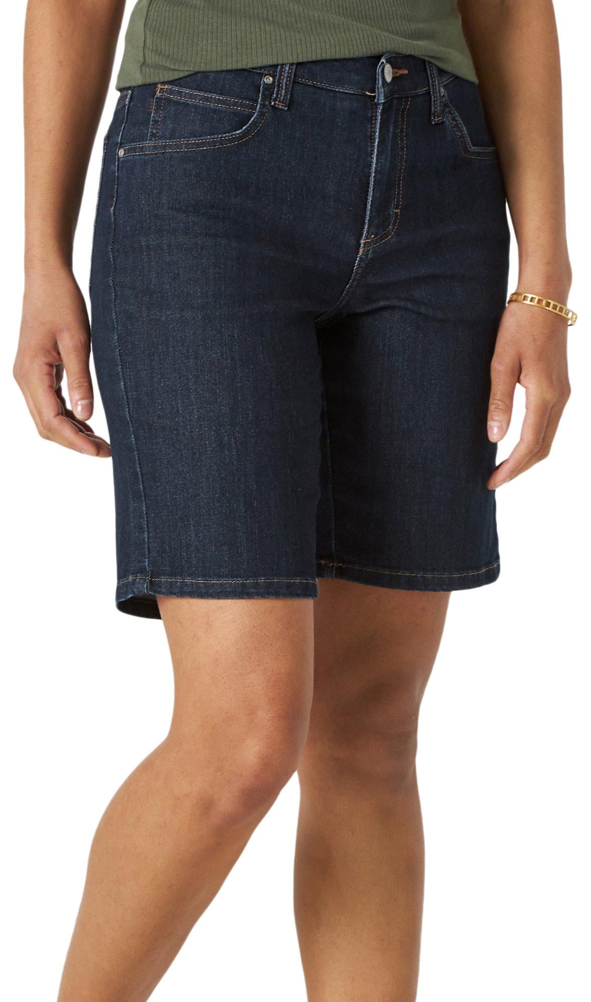 Lee Womens Straight Fit Denim Shorts, Size 12, Medium Wash - Walmart.com