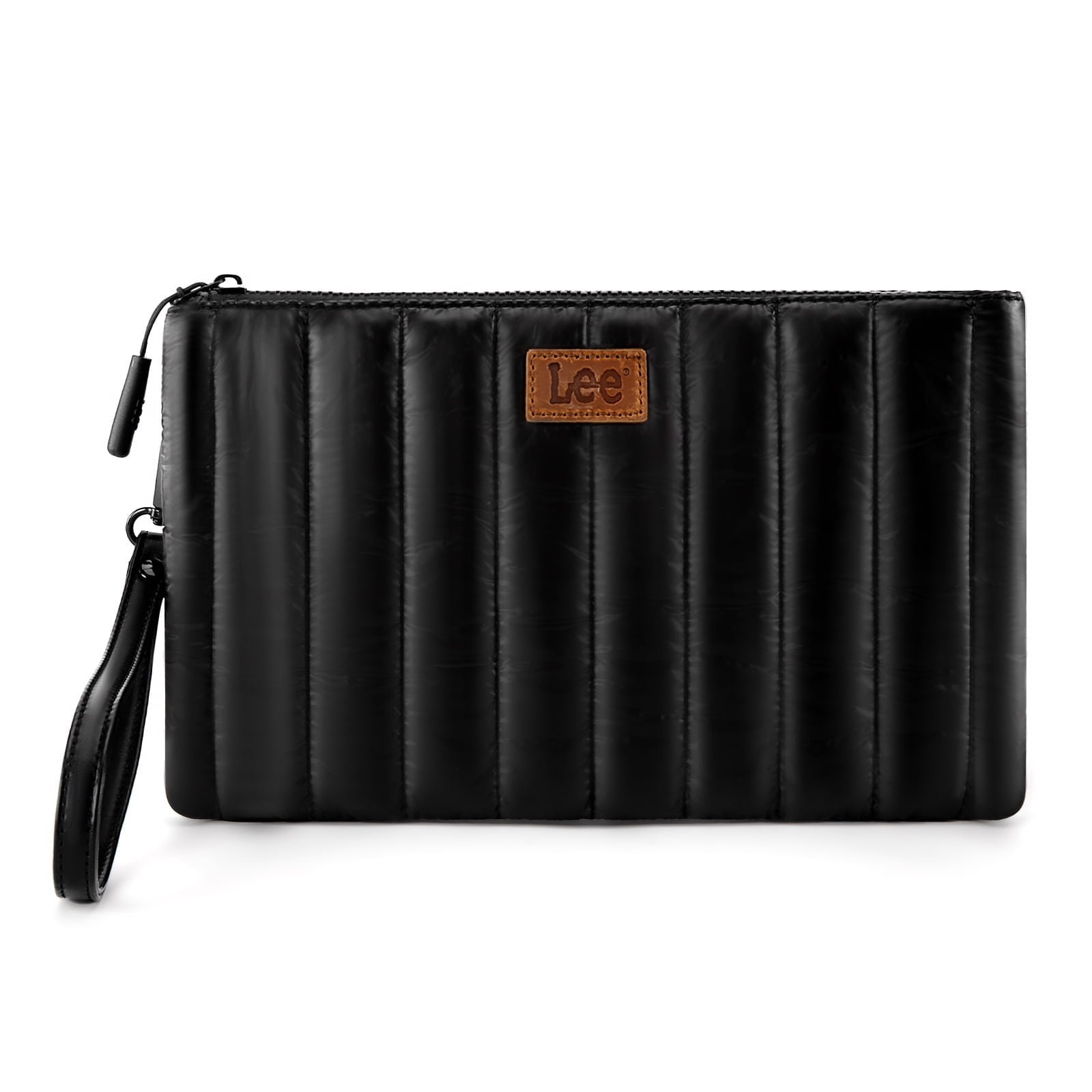 Lee Wristlet Wallet for Women Puffer Clutch Handbag Purse, Black ...