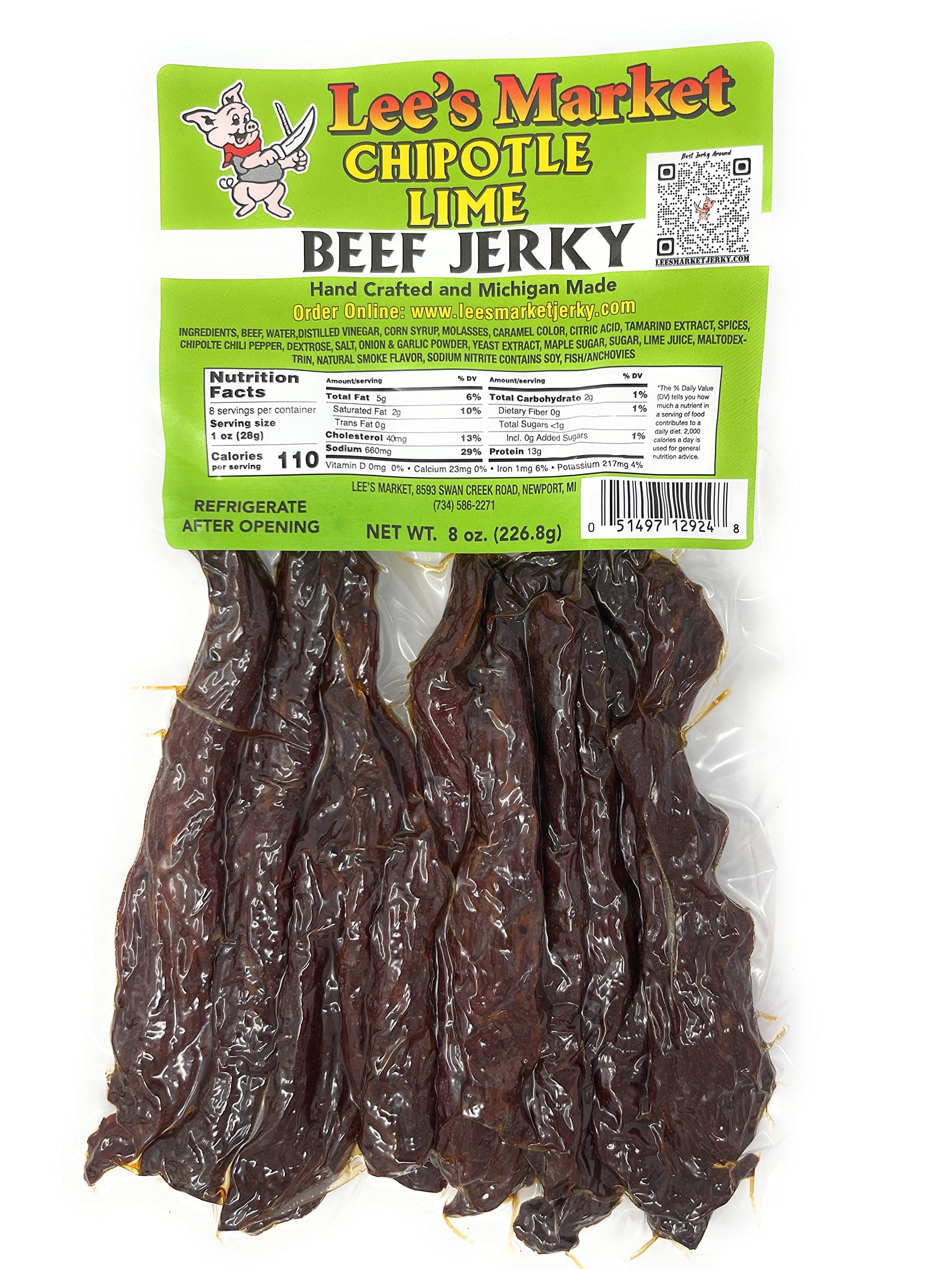 Lee's Market Chipotle Lime CCF19 Beef Jerky - Soft & Tender - Healthy ...