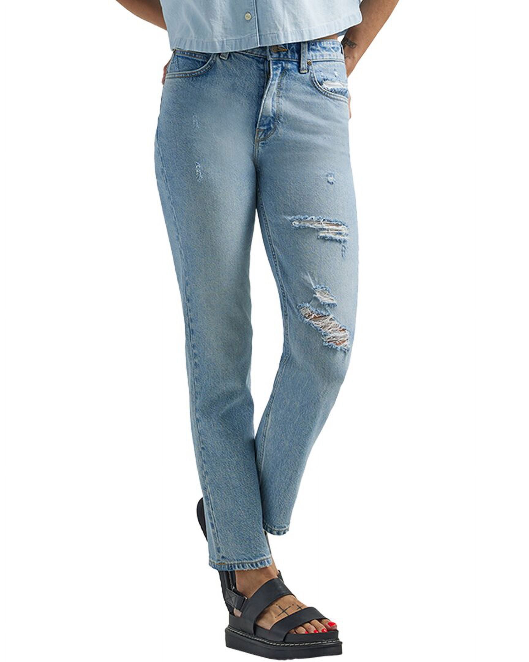 Lee womens Stone Frost Carol Straight Jean, 26 - Walmart.com