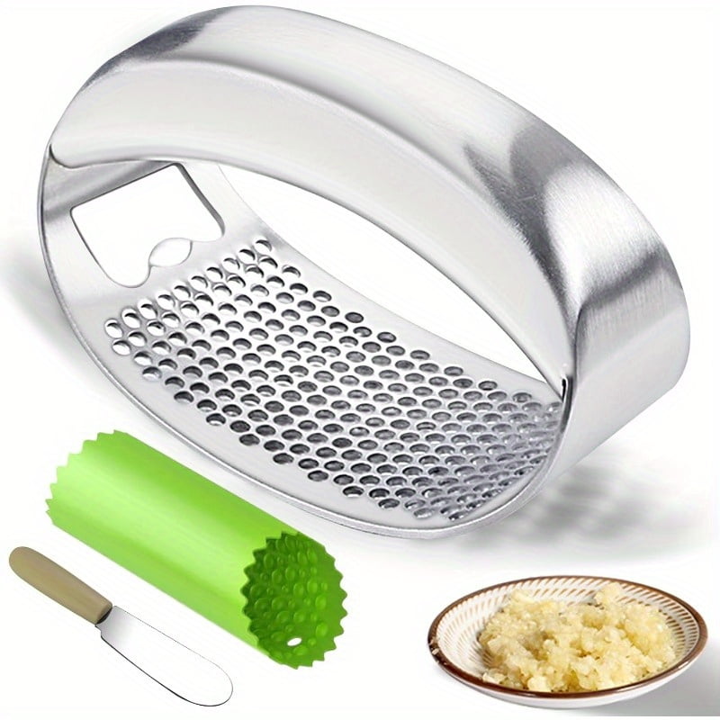 LeeCHee Garlic Press Rocker Heavy Duty Stainless Steel Garlic Mincer ...