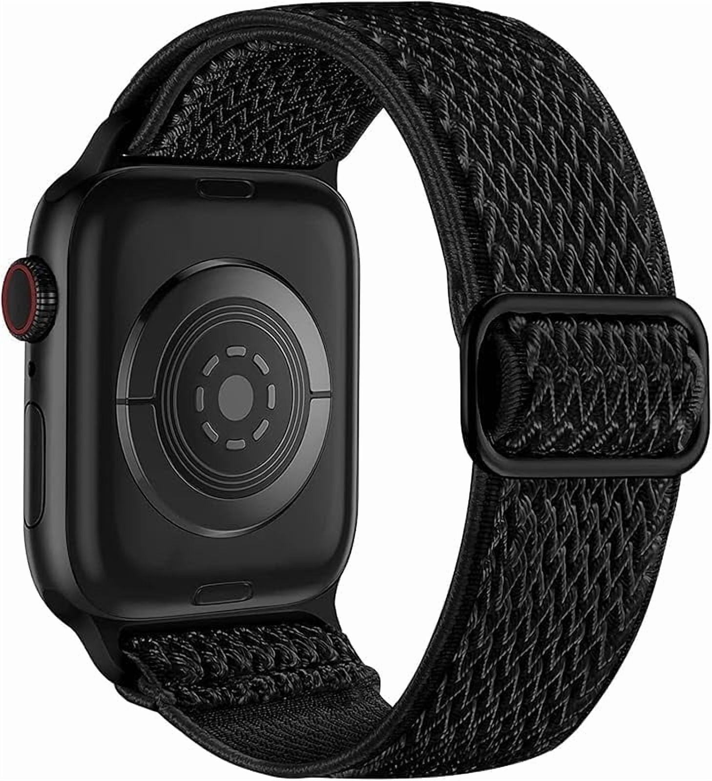LeeCHee Nylon Stretchy Solo Loop Watch Band, Compatible with Apple ...