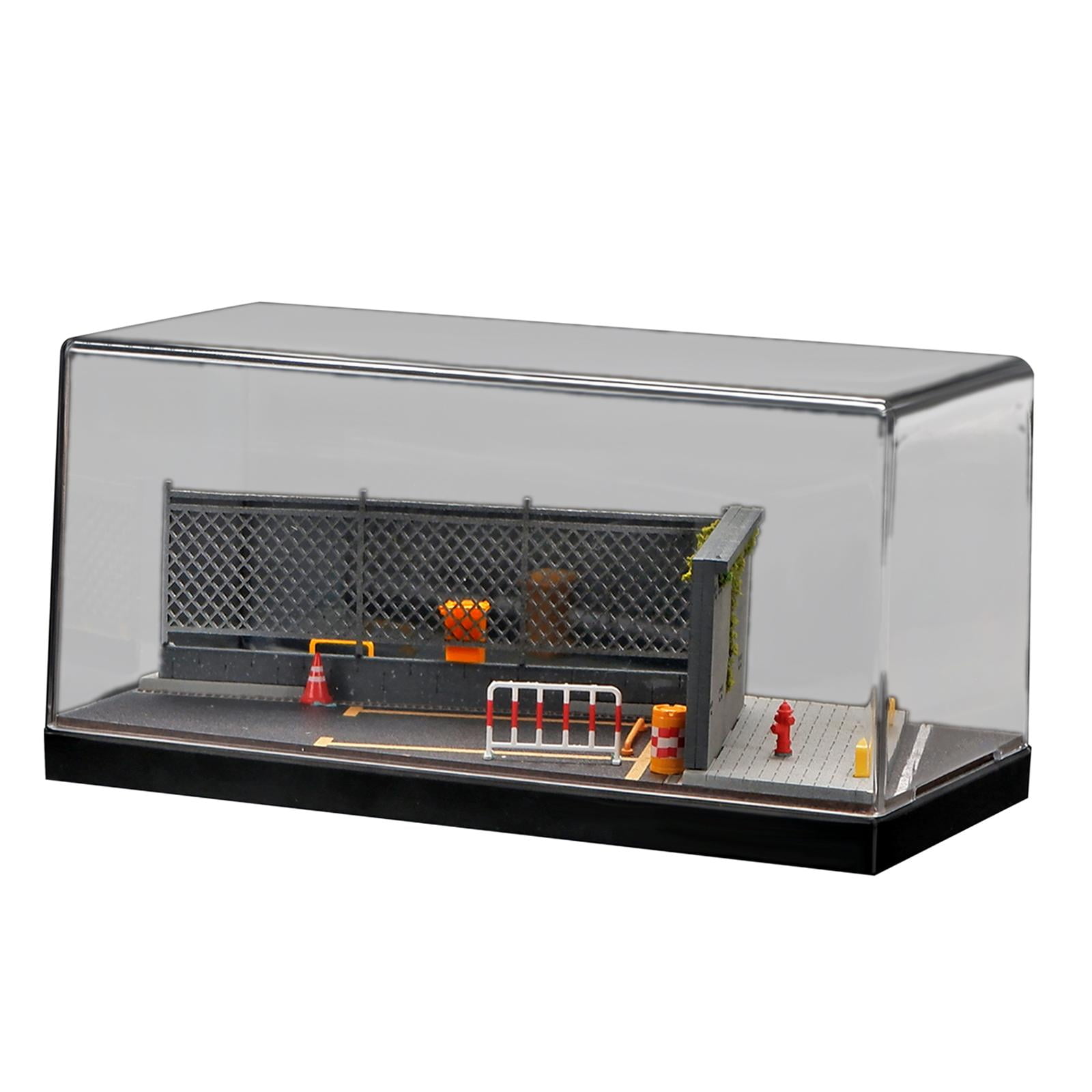 LeeQinersw 1/64 Diorama Car Display Case Container Layout Diecast Car ...