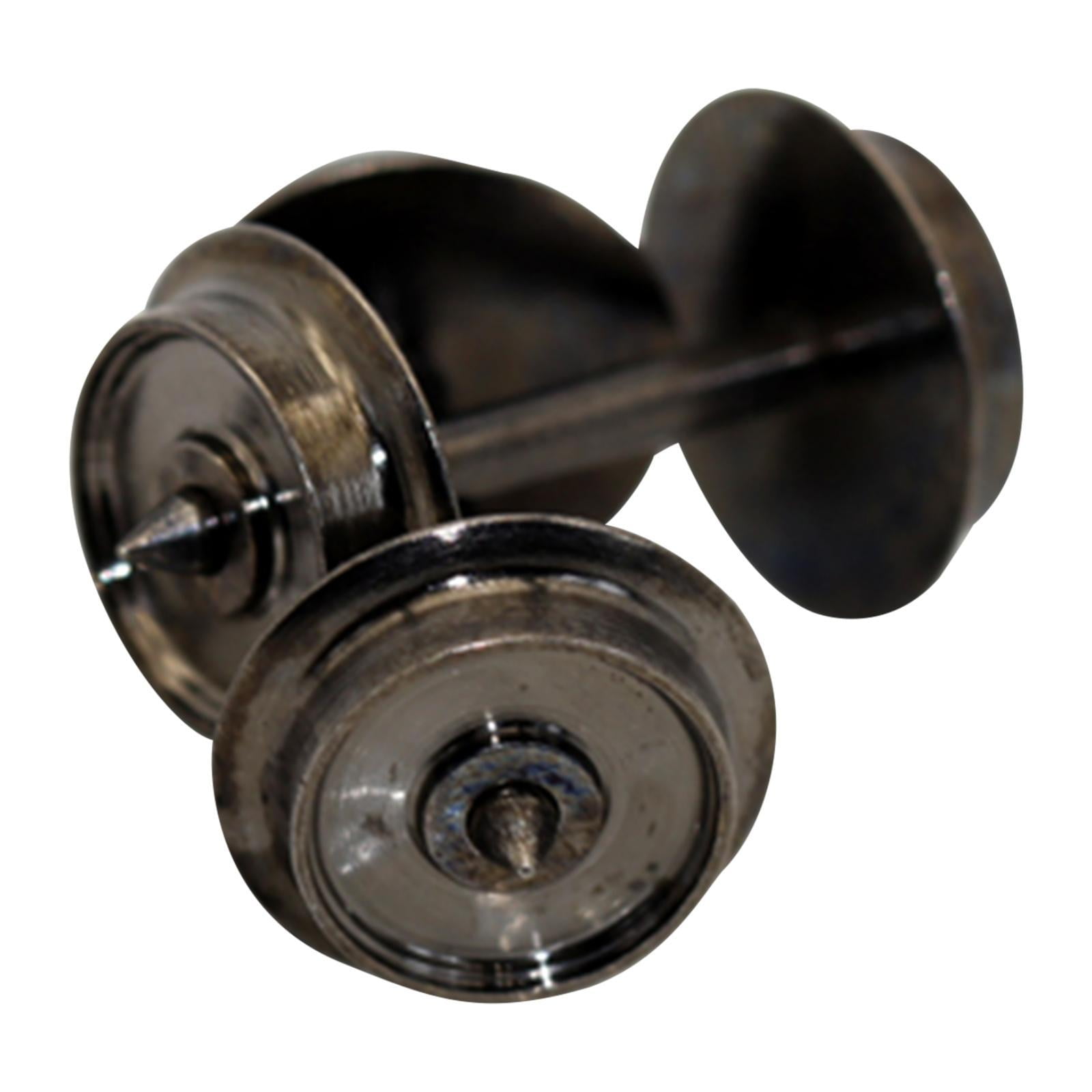 LeeQinersw 2 Pieces Metal DC Wheels Replacement HO Scale Wheel for 1:87 ...