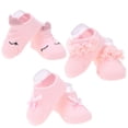LeeQinersw 3 Pairs Of Infant Baby Cartoon Bow-knot Patterned Lace 0-1 ...