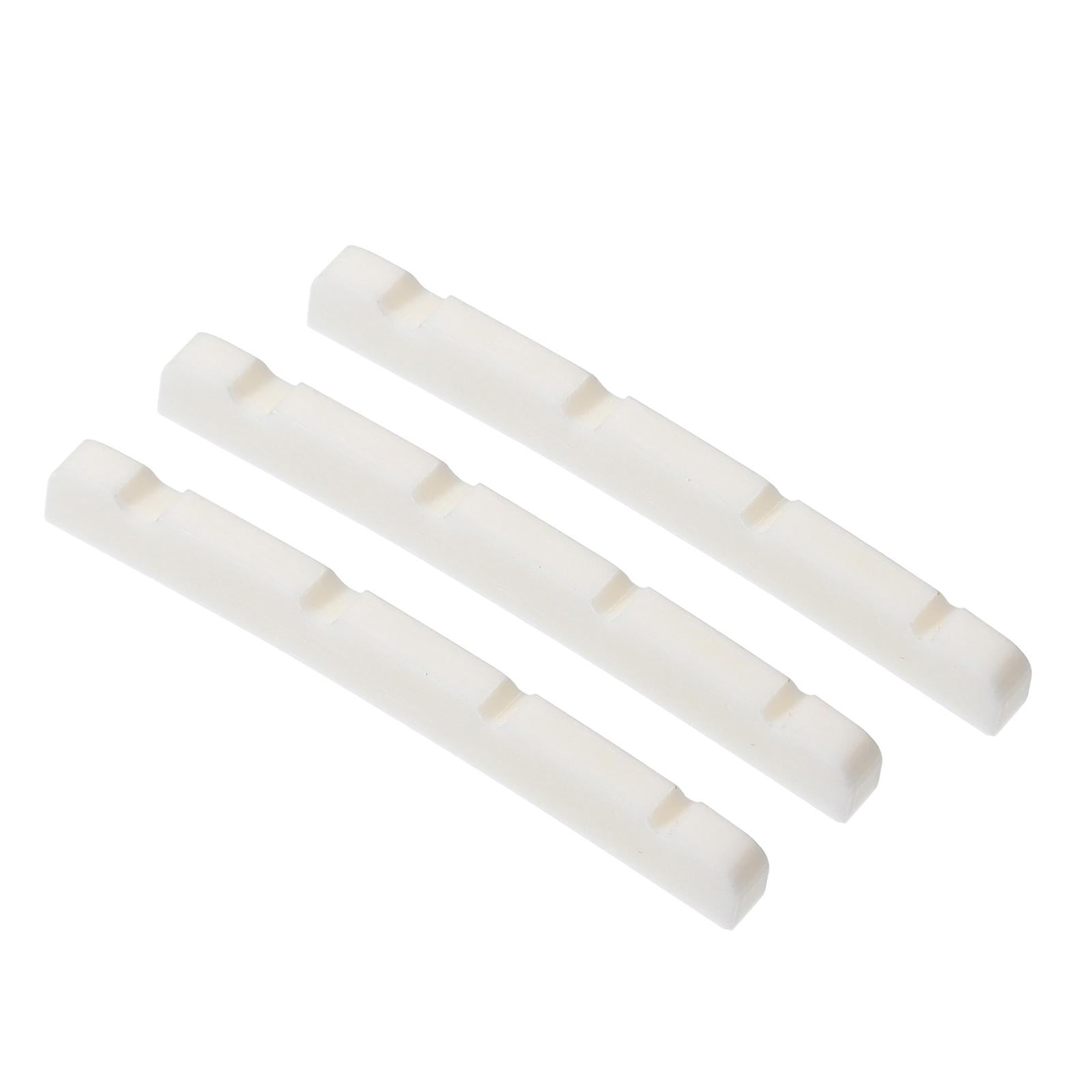 LeeQinersw 3 Pieces 4 String Bass Nut Jazz String Nut Pre Slotted ...