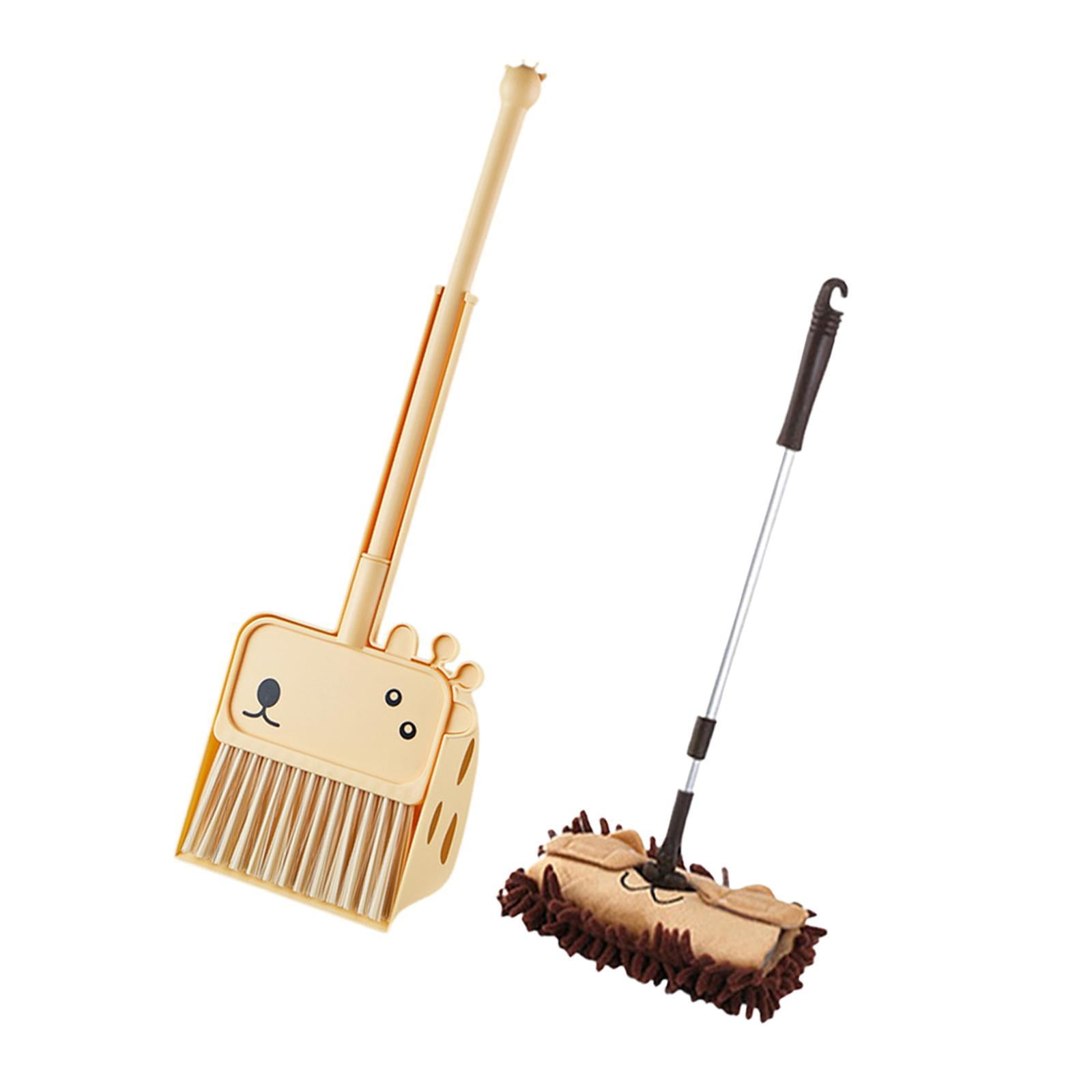 LeeQinersw 3x Mini Broom with Dustpan Mop Toddlers Broom Set Children ...