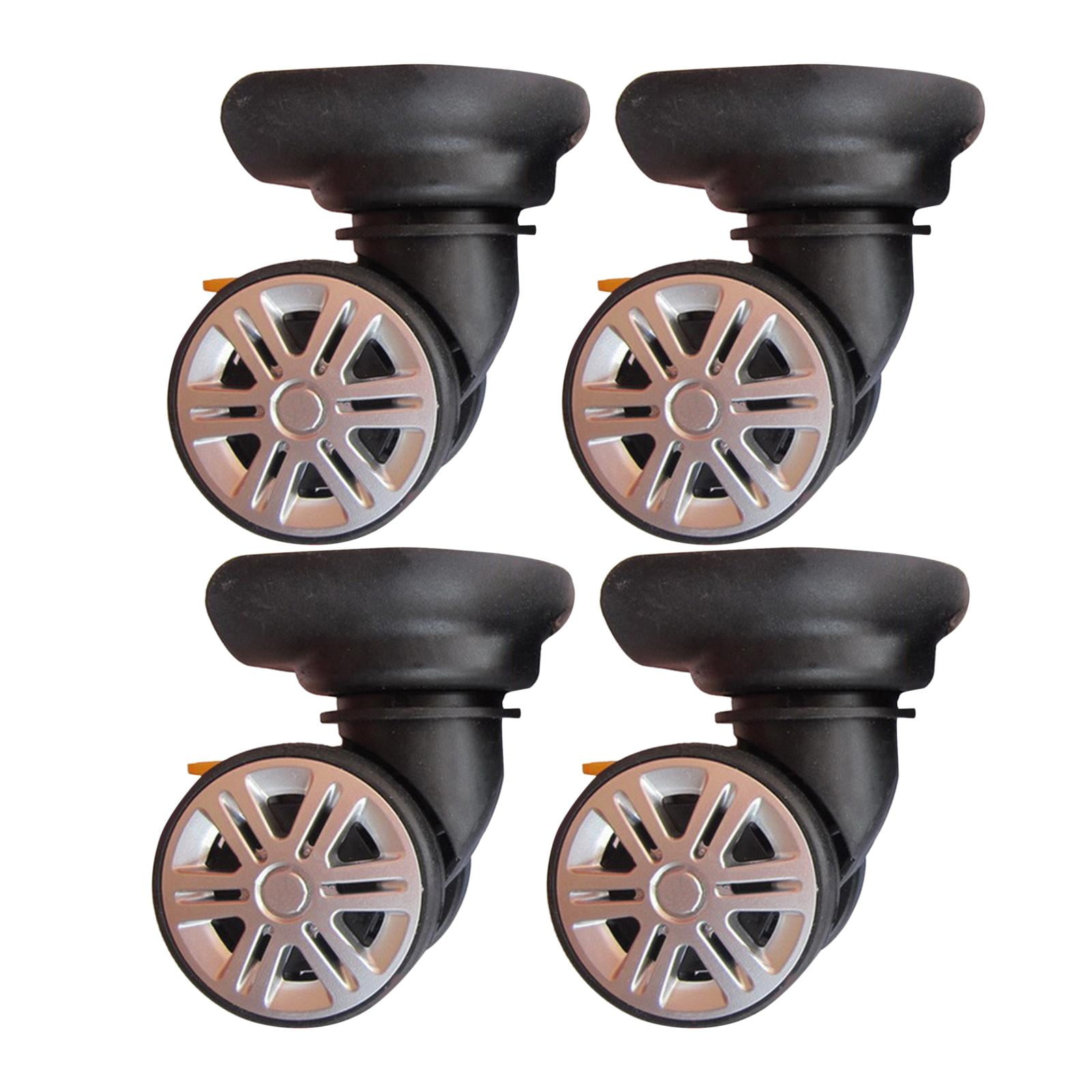 LeeQinersw 4Pcs Luggage Suitcase Wheels Quiet Trolley Replacement ...