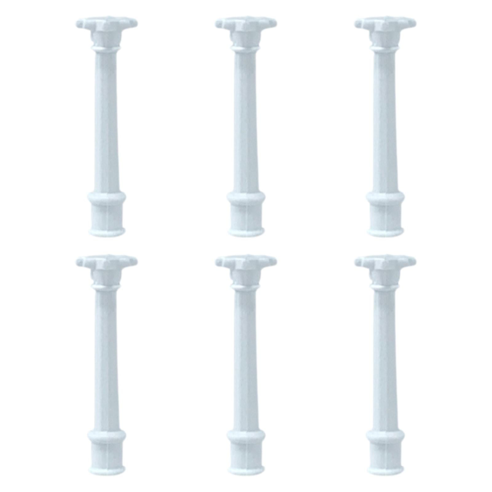 LeeQinersw 6 Pieces Mini Roman Columns Model Greek Columns for Mini ...