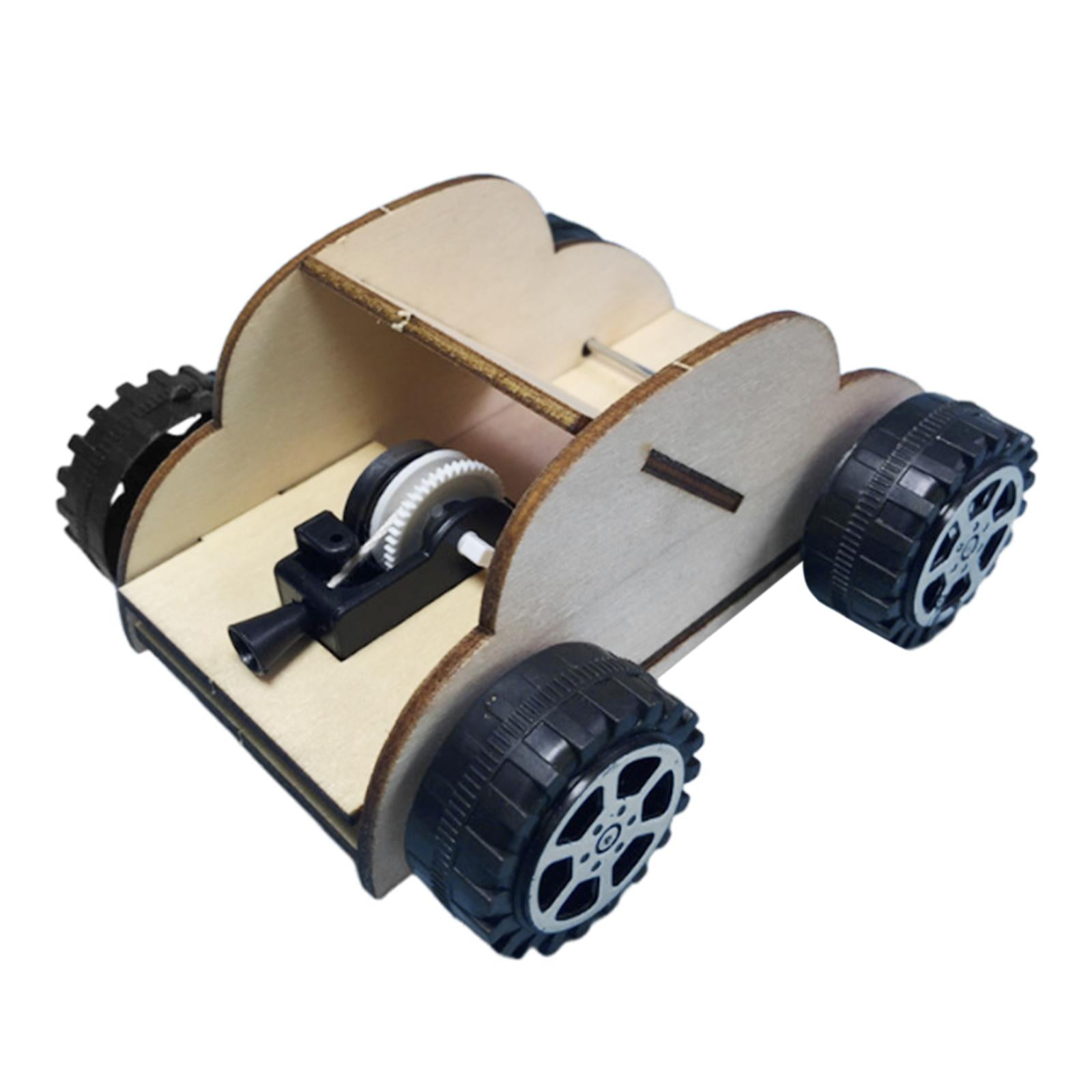 LeeQinersw DIY Wood Model Car Building Kit Birthday Gift Easy Assembly ...