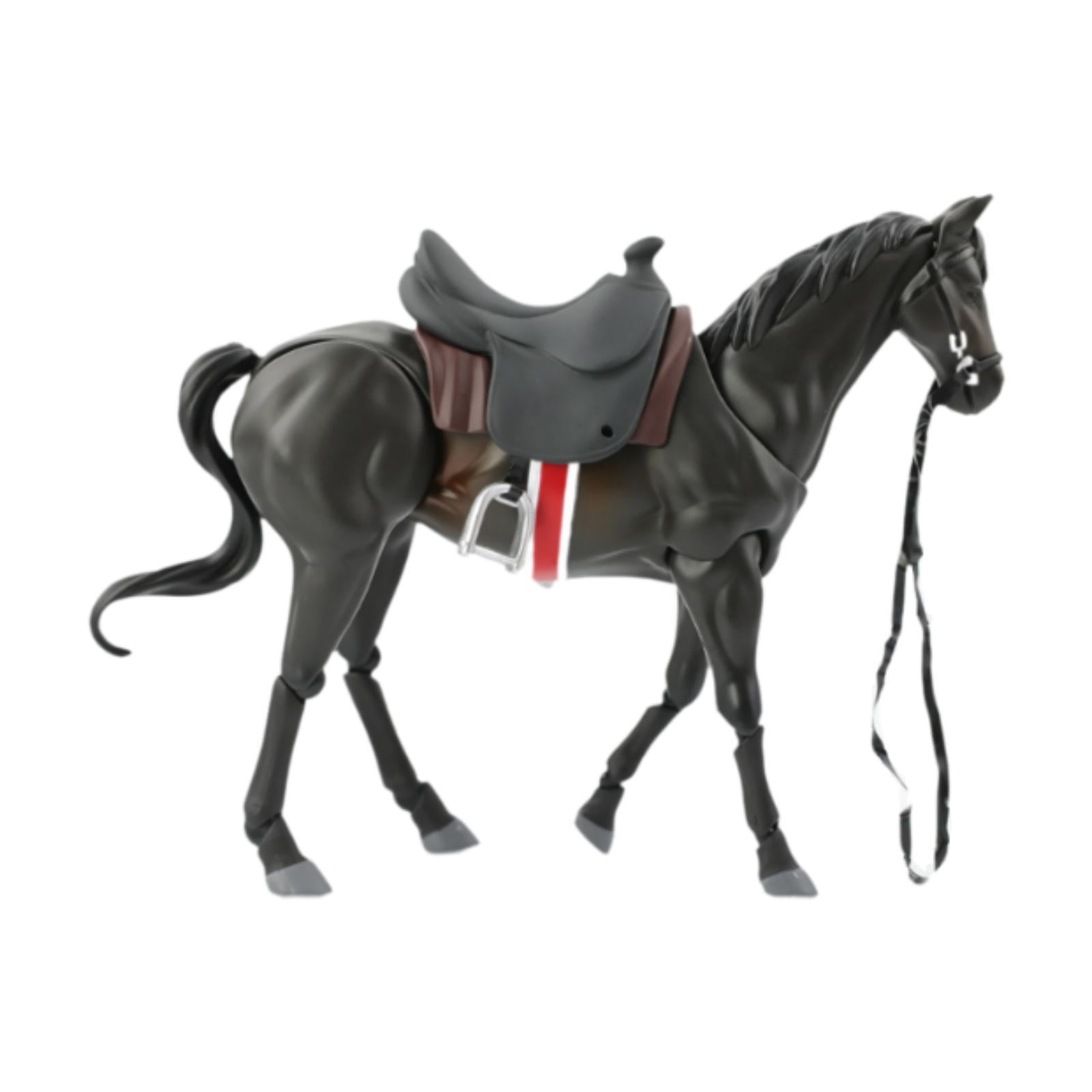 LeeQinersw Horse Figurine Horse Scene Decoration Poseable Horse Display ...