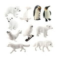 LeeQinersw Lifelike Arctic Animal Arctic Animals Toys Crafts PVC ...